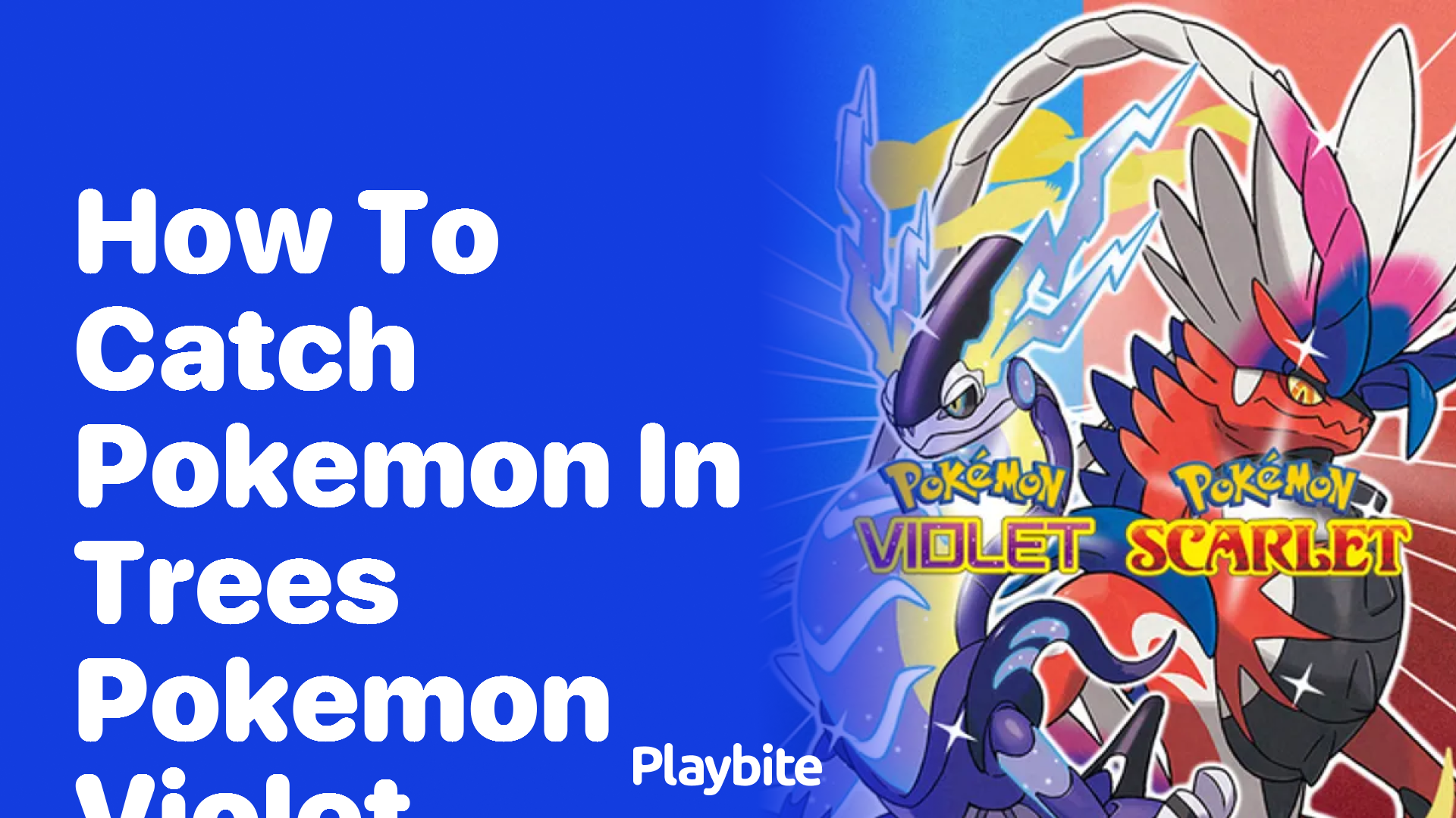 How to Catch Pokemon in Trees in Pokemon Violet - Playbite