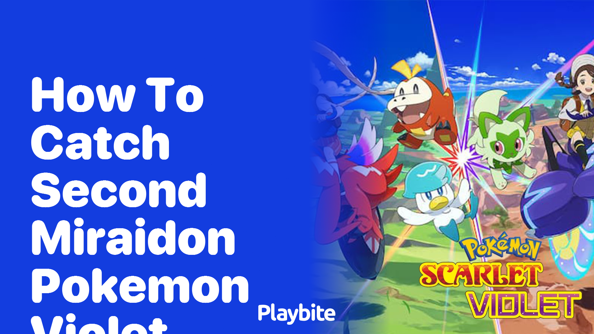 How to catch a second Miraidon in Pokemon Violet - Playbite