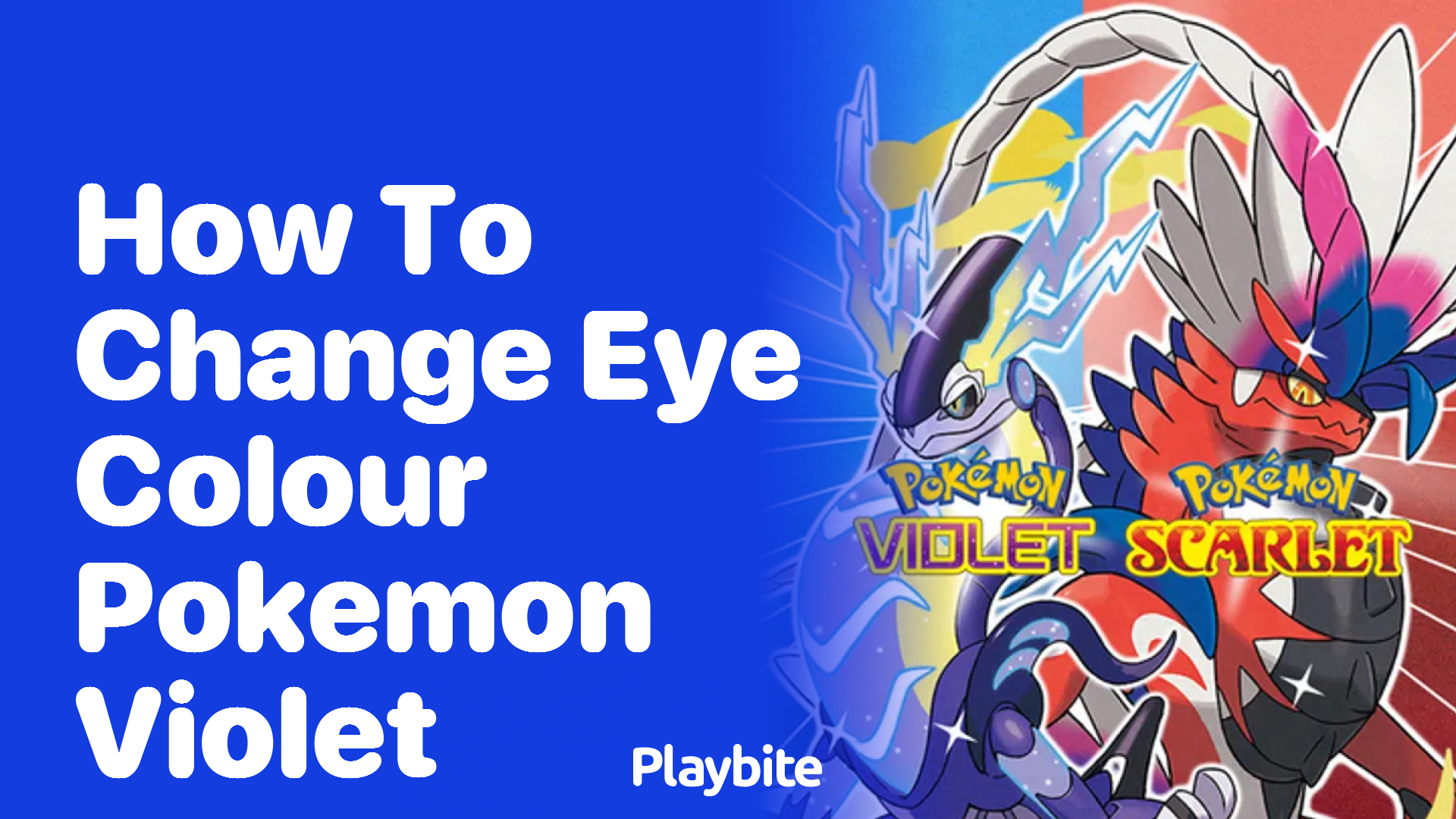 How to change eye color in Pokémon Violet - Playbite