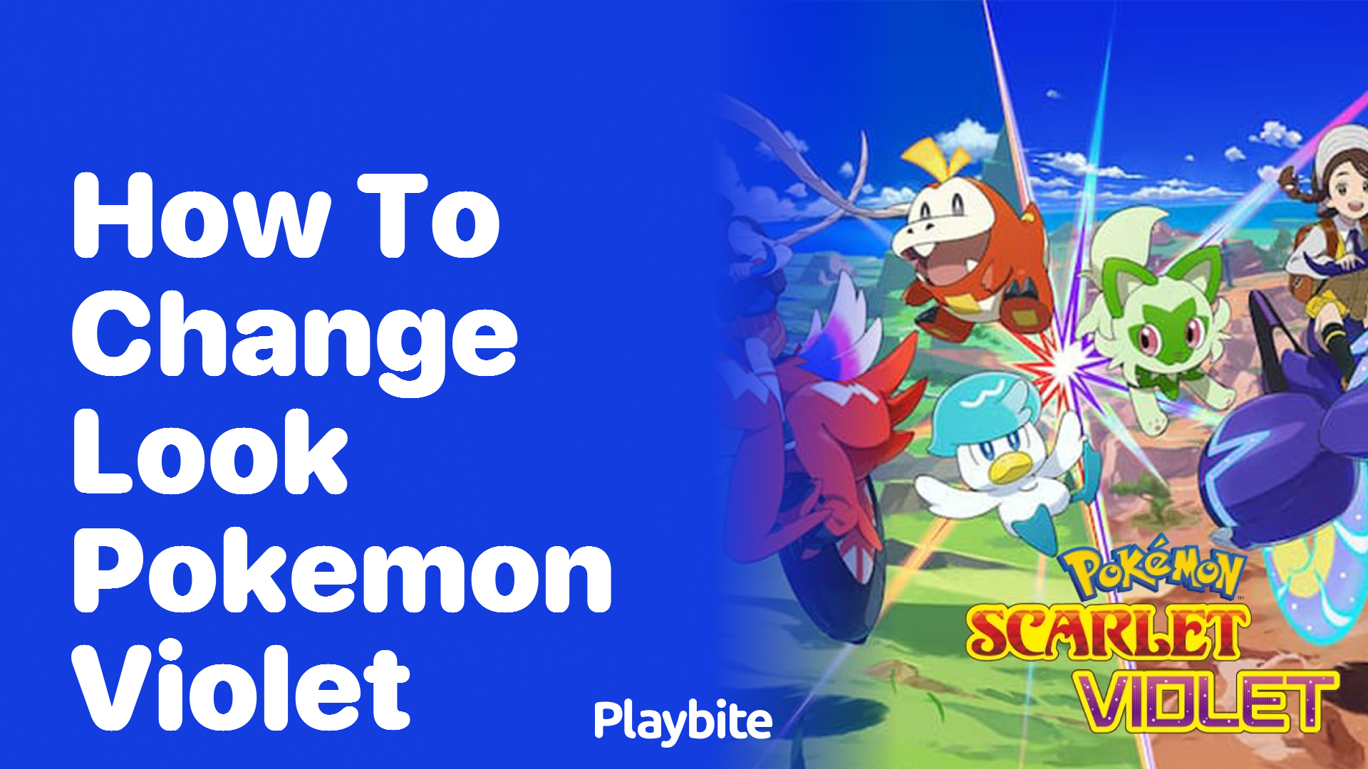 How to change your look in Pokémon Violet - Playbite