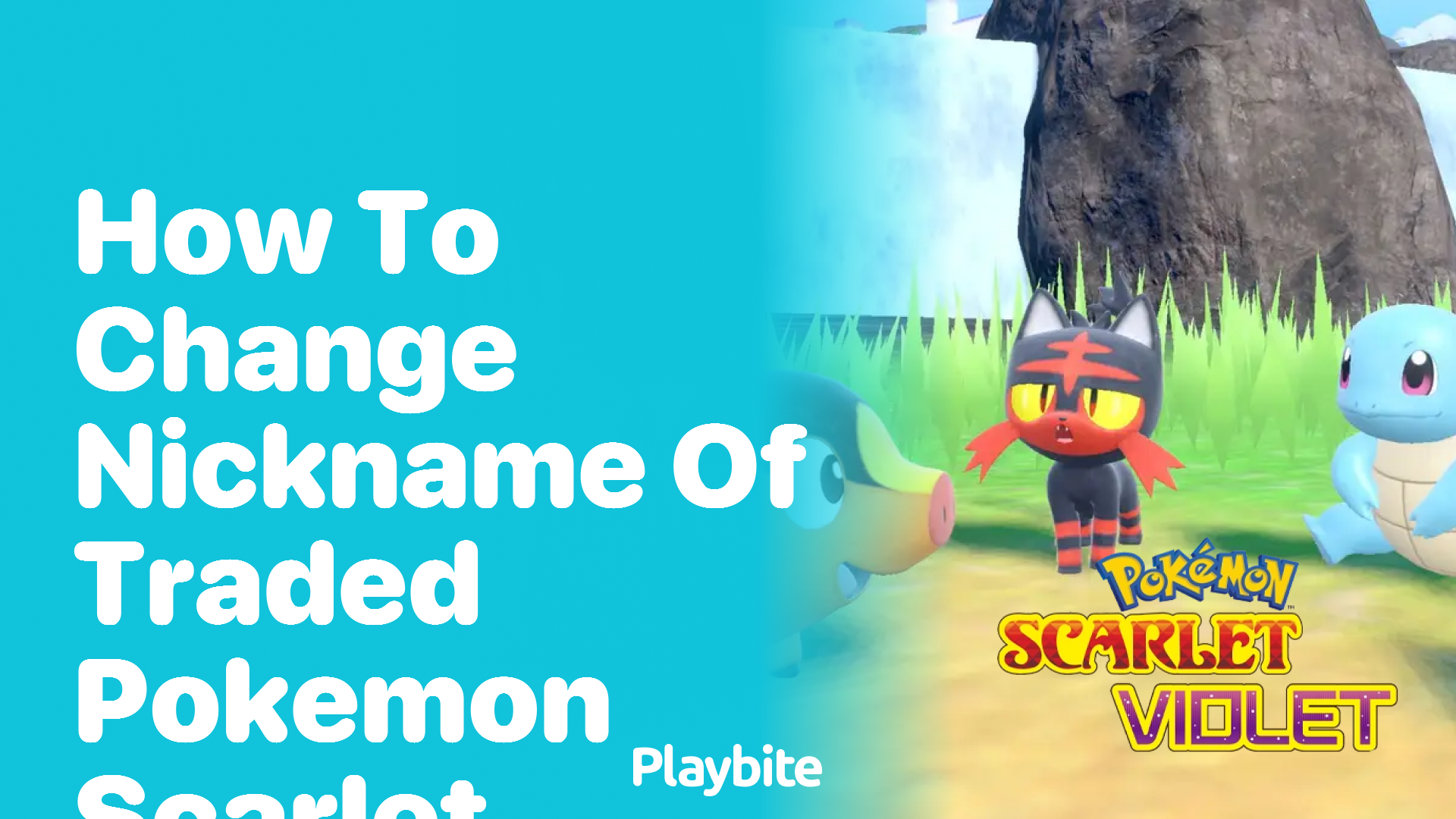 How to change the nickname of a traded Pokemon in Scarlet - Playbite