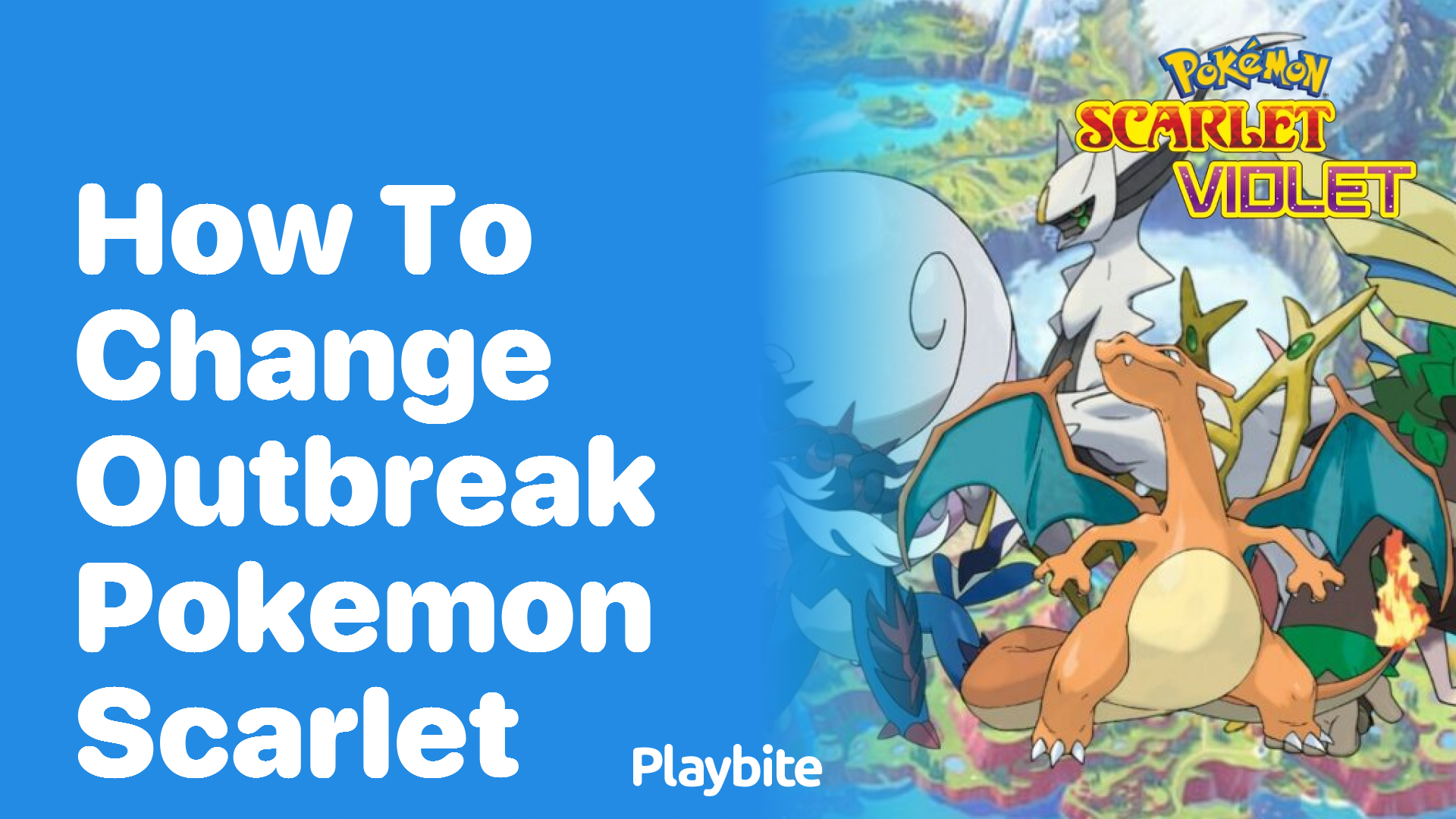 How to change outbreak Pokémon in Pokémon Scarlet - Playbite