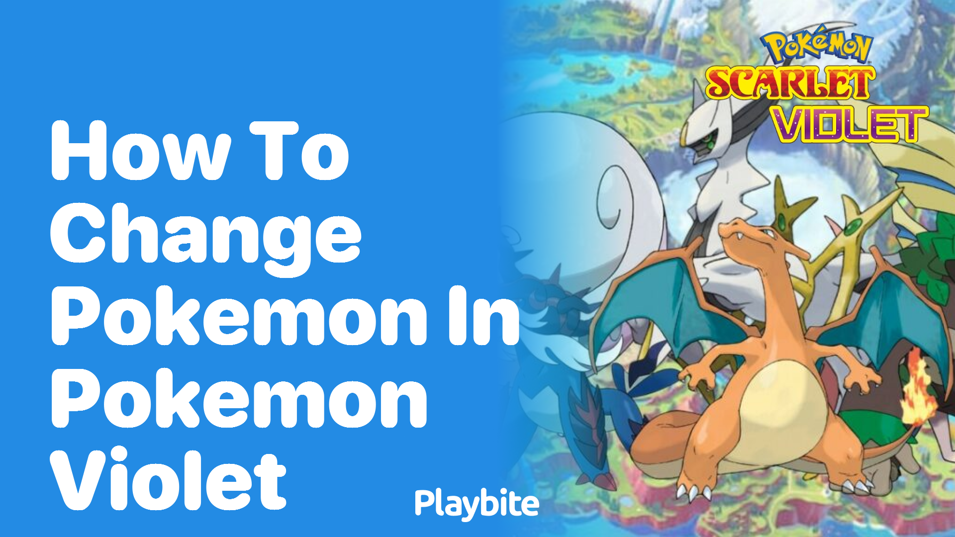 How to change Pokémon in Pokémon Violet - Playbite