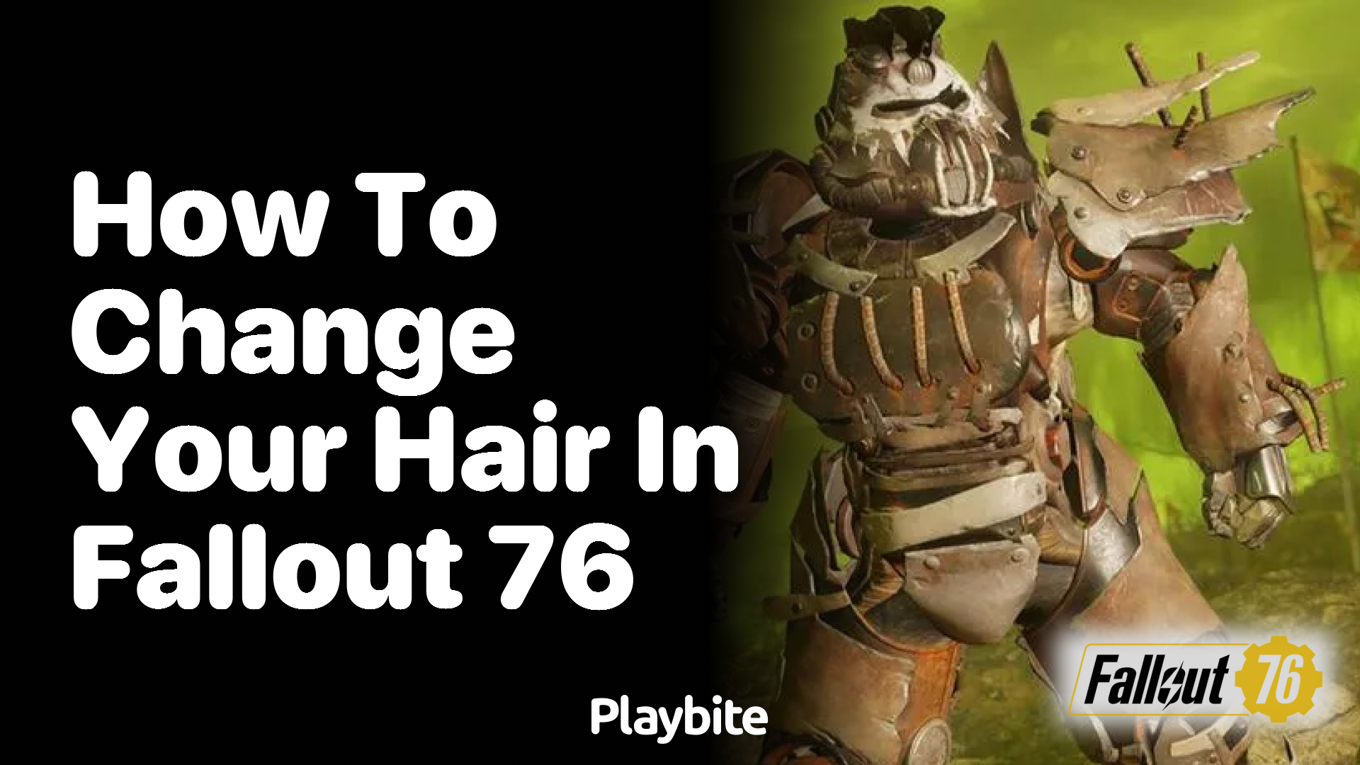 How to Change Your Hair in Fallout 76 - Playbite