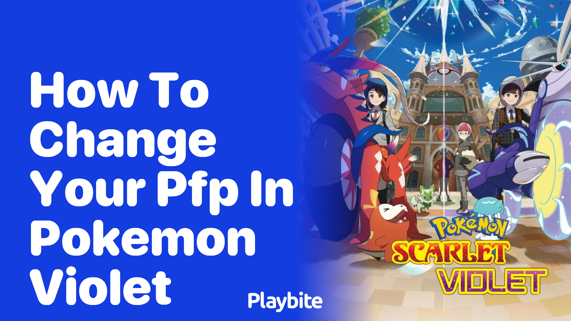 How to change your profile picture in Pokemon Violet - Playbite