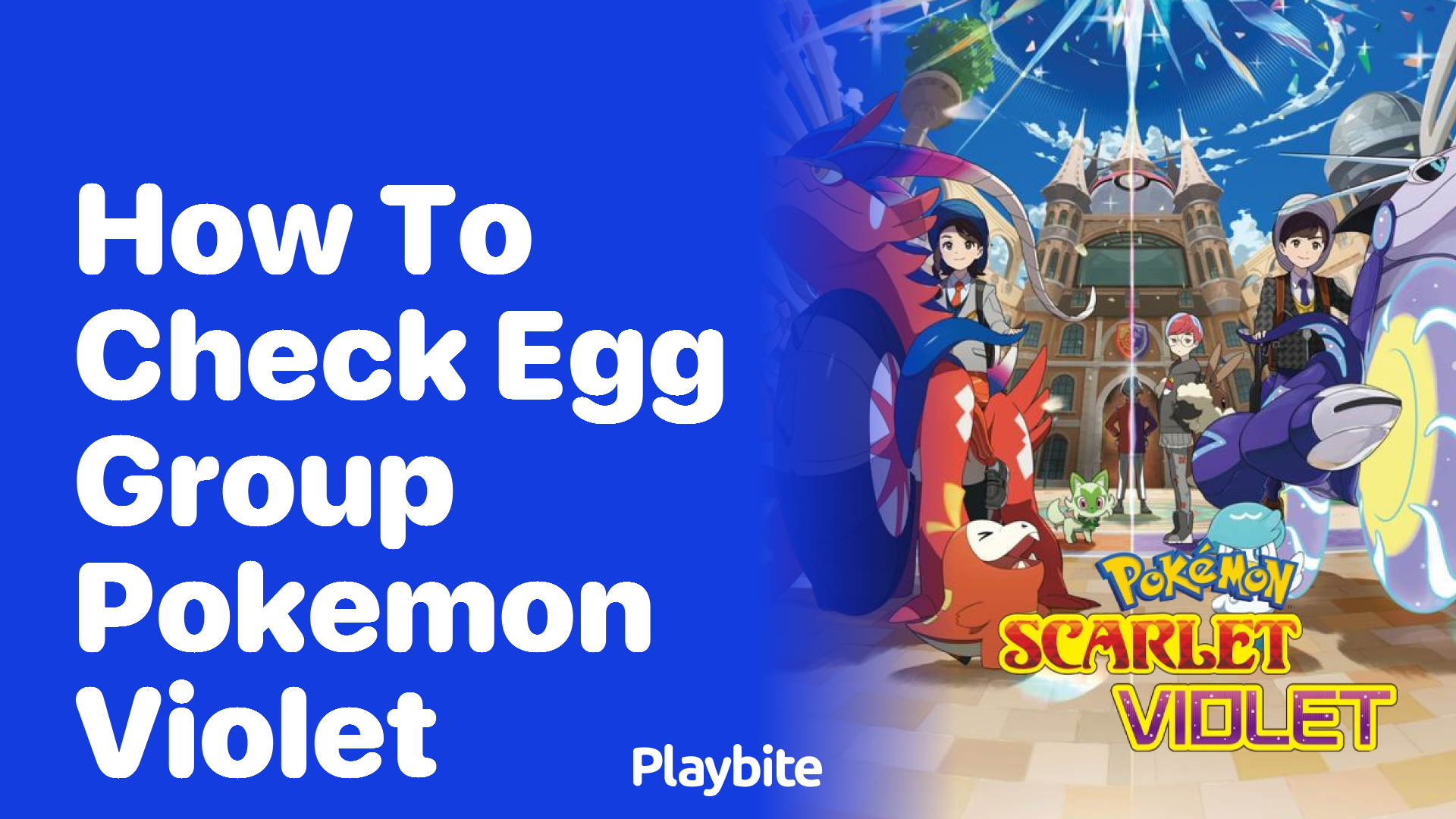 How to Check Egg Group in Pokemon Violet - Playbite