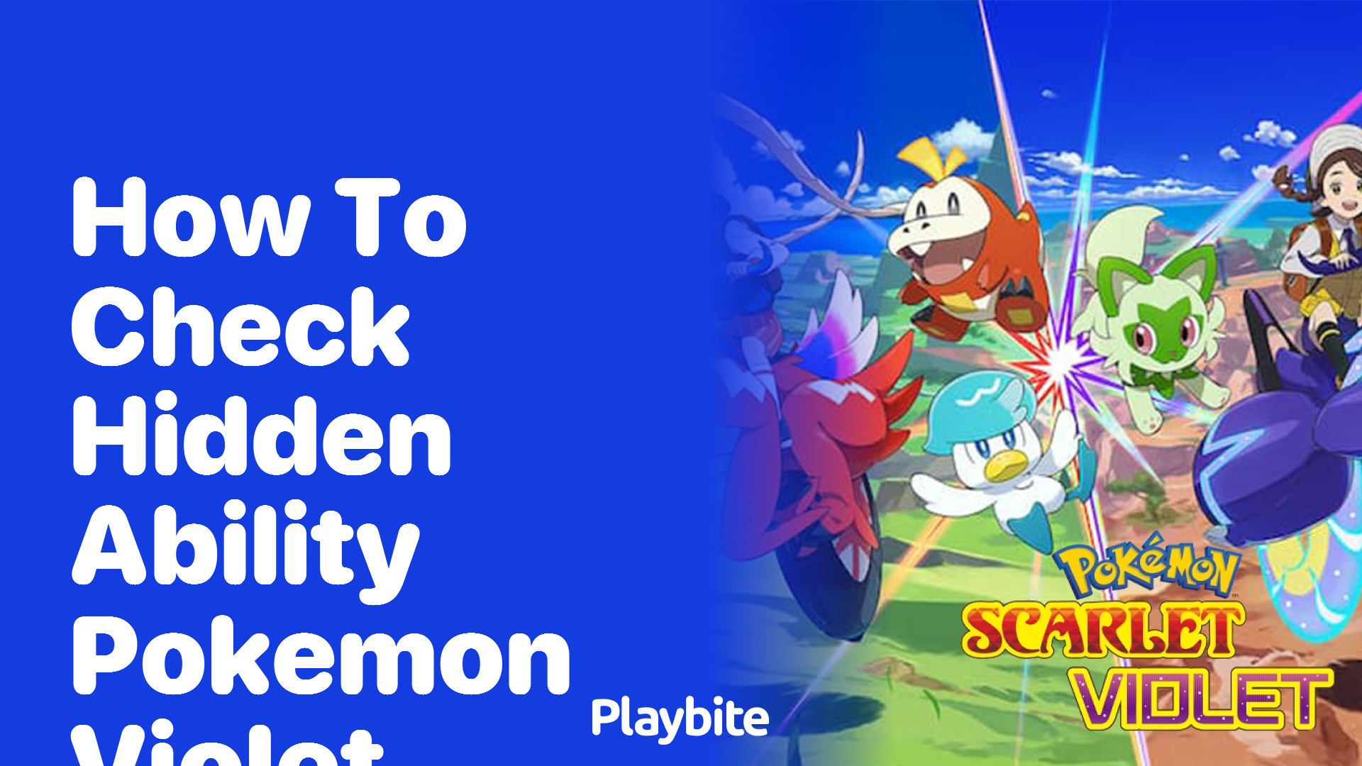 How to Check Hidden Ability in Pokemon Violet - Playbite