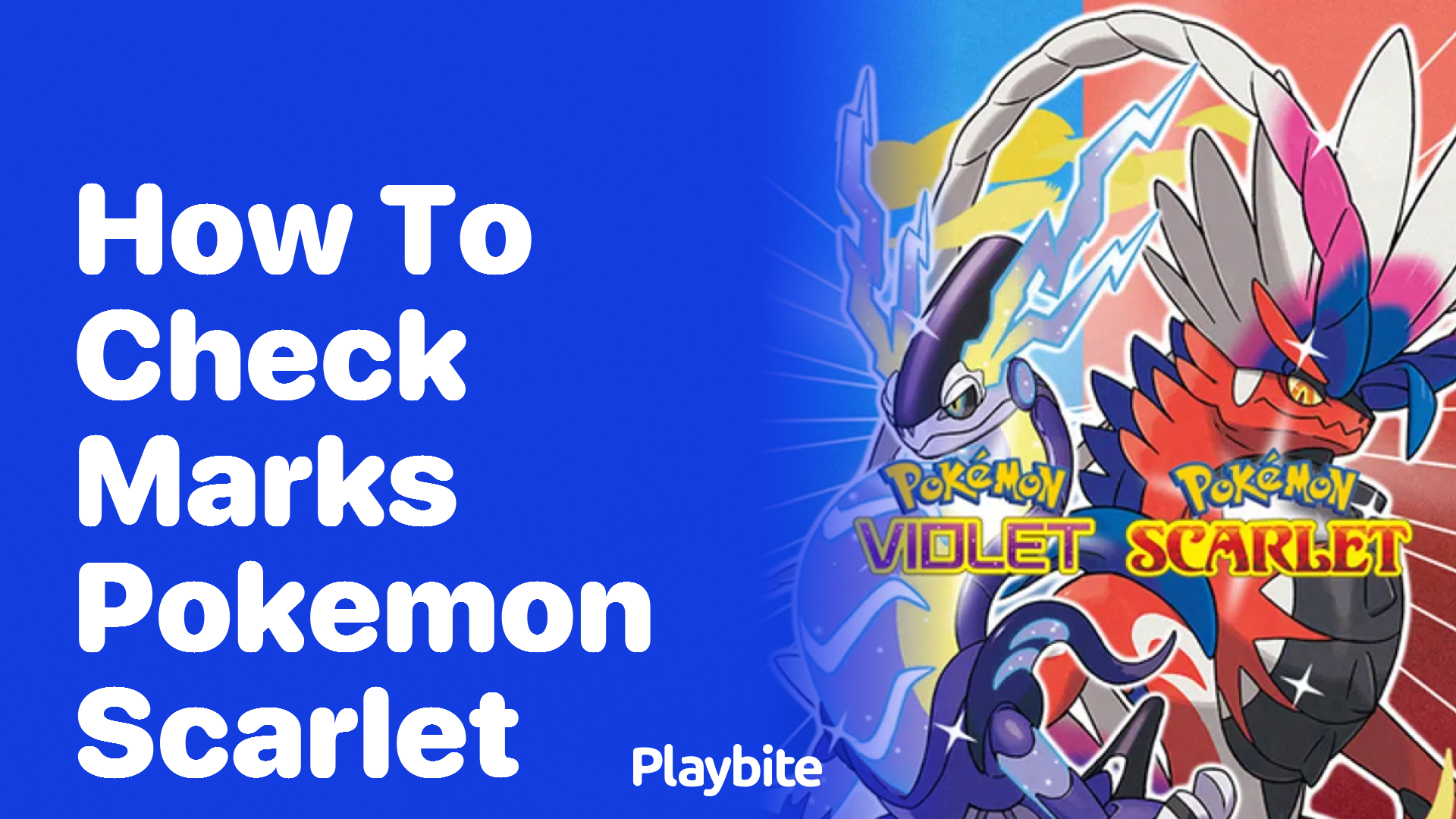 How to Check Marks on Pokémon Scarlet - Playbite