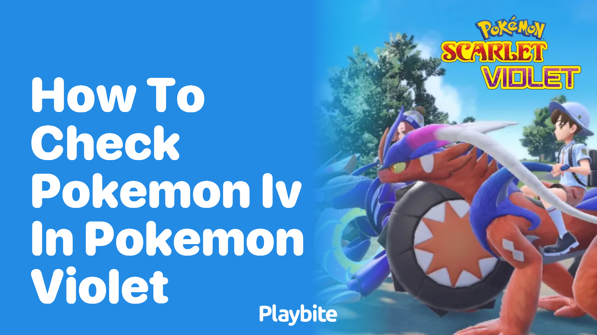 How to Check Pokemon IV in Pokemon Violet - Playbite