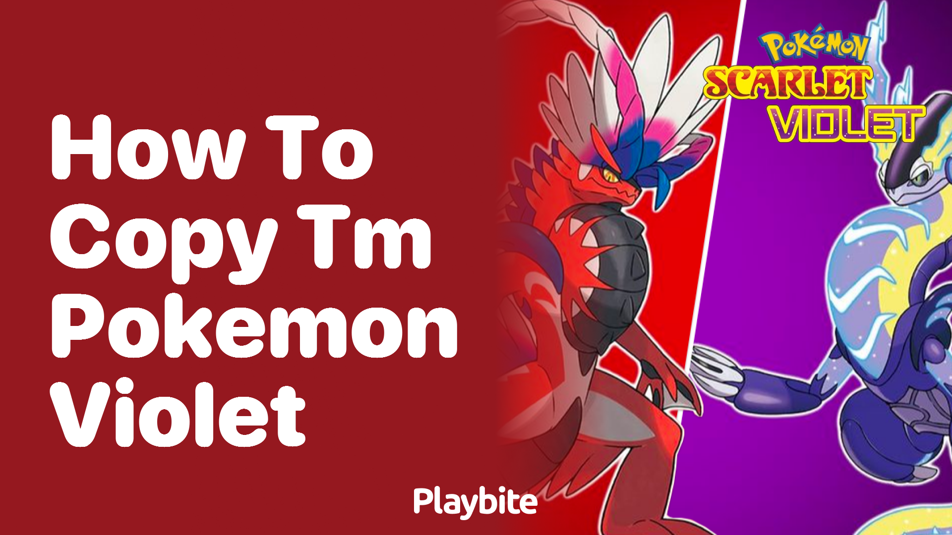 How to copy TMs in Pokémon Violet - Playbite