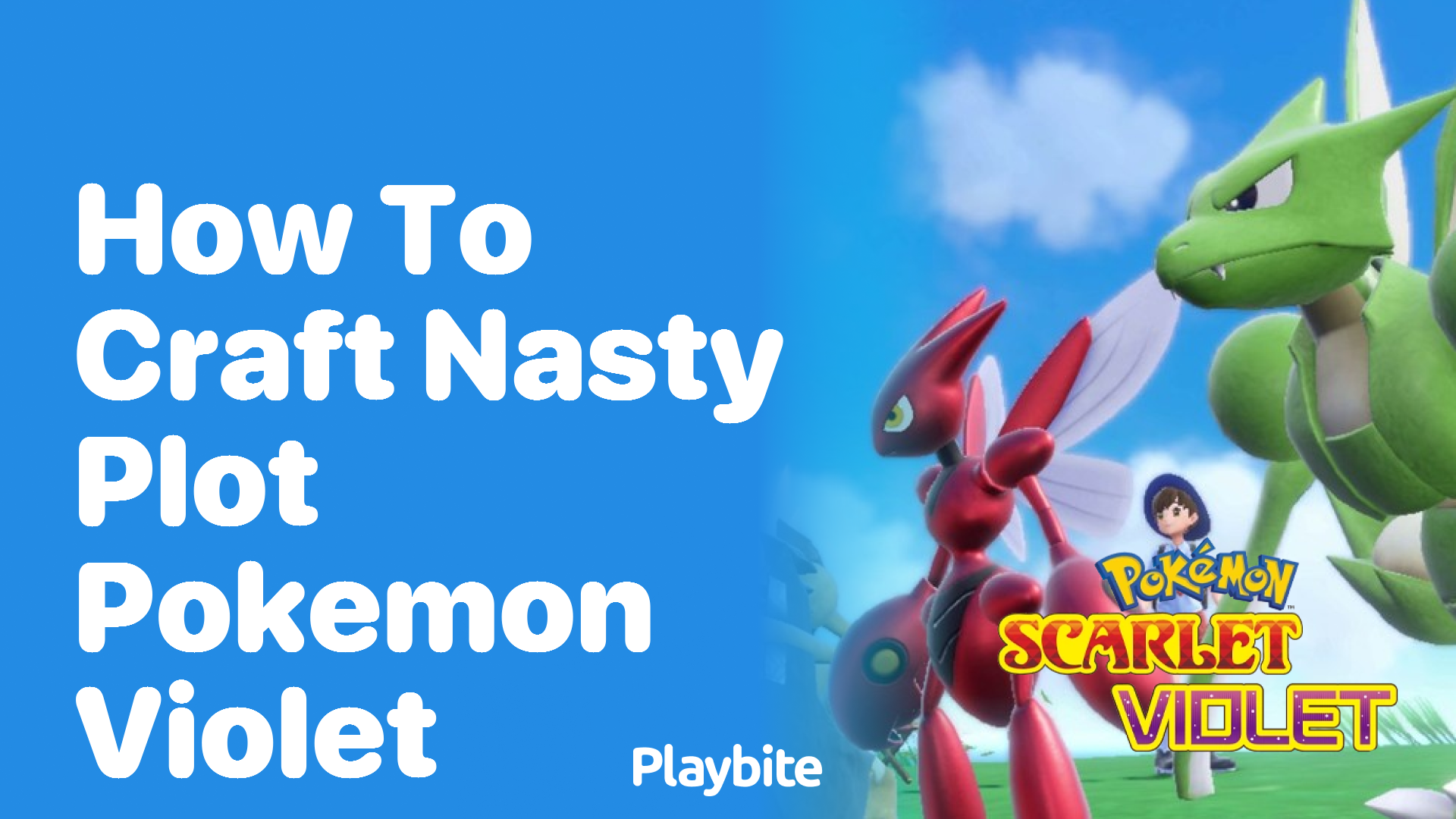 How to craft Nasty Plot in Pokemon Violet - Playbite