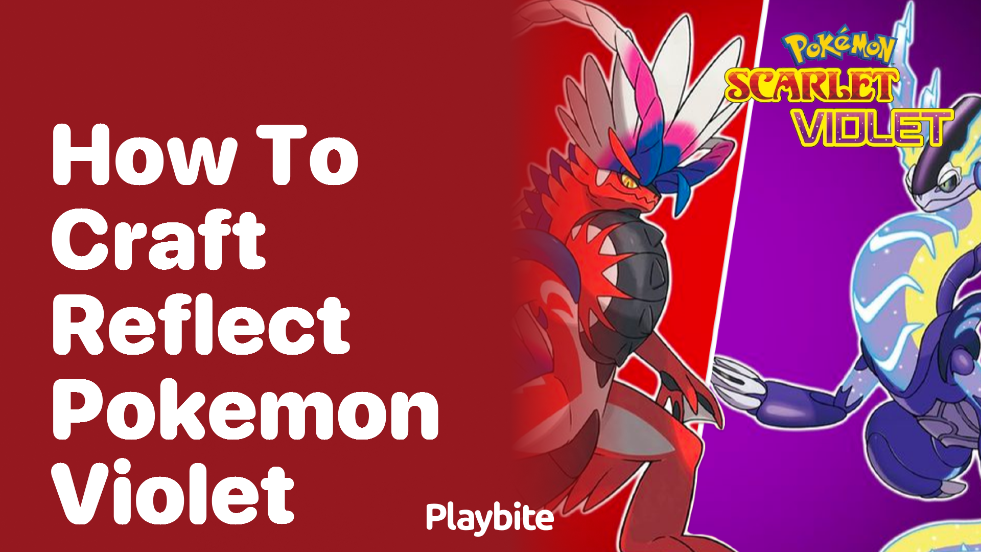 How to Craft Reflect in Pokémon Violet - Playbite