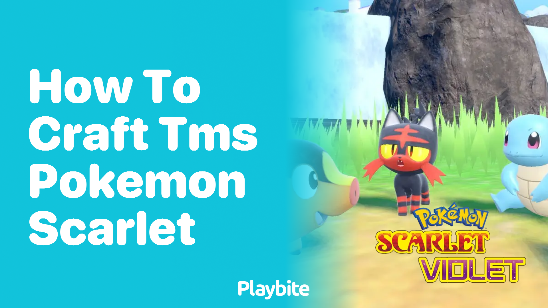 How to craft TMs in Pokemon Scarlet - Playbite