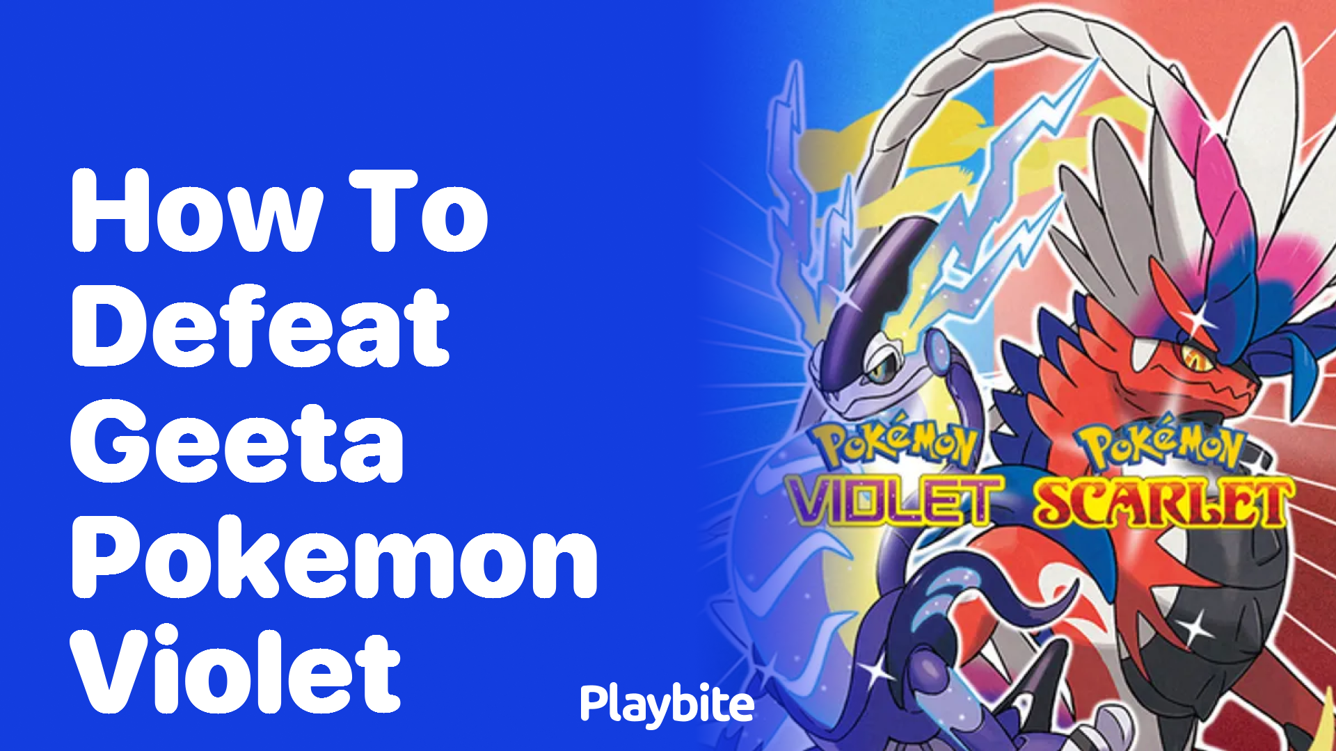 How to defeat Geeta in Pokemon Violet - Playbite