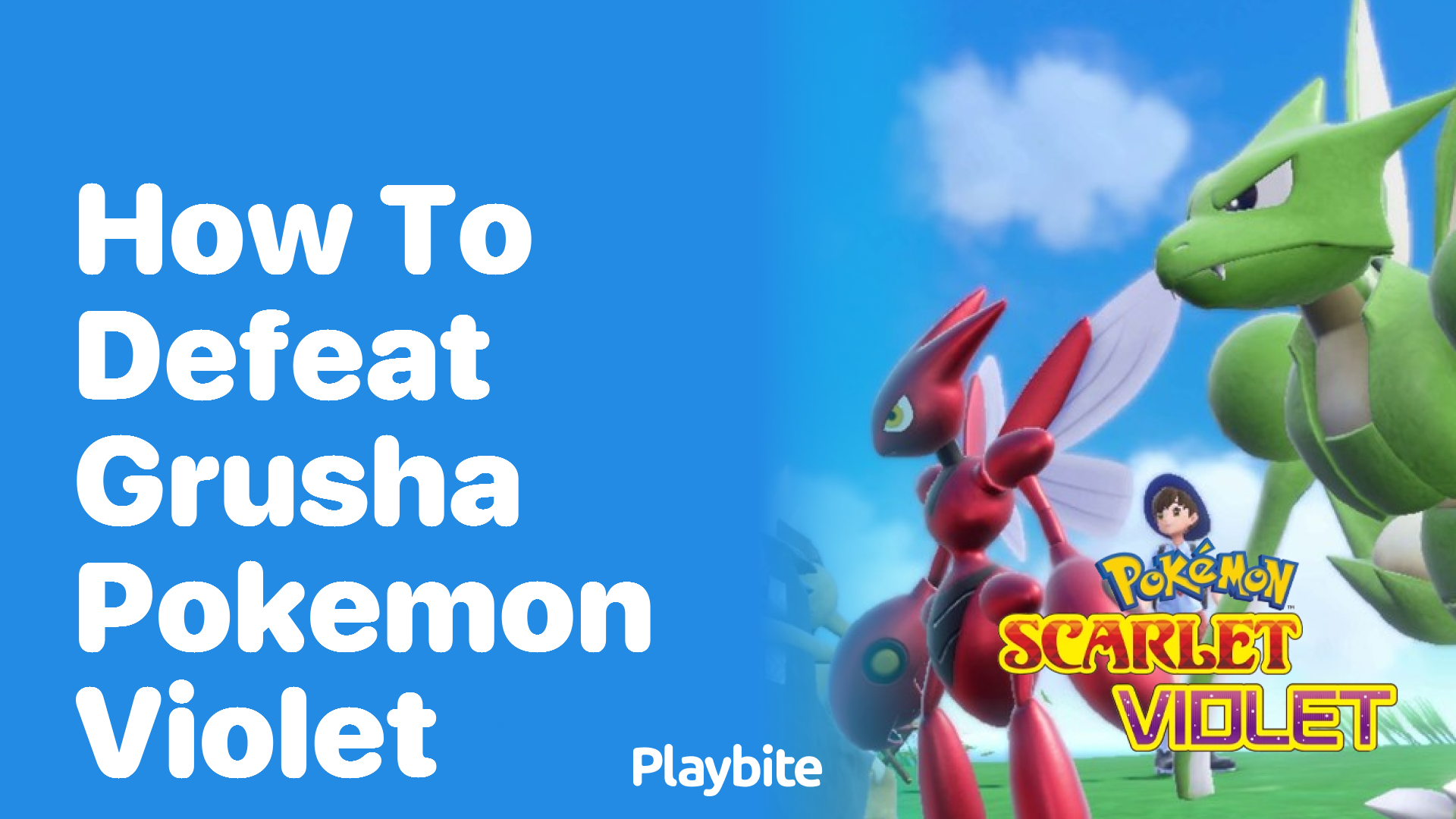 How to defeat Grusha in Pokemon Violet - Playbite