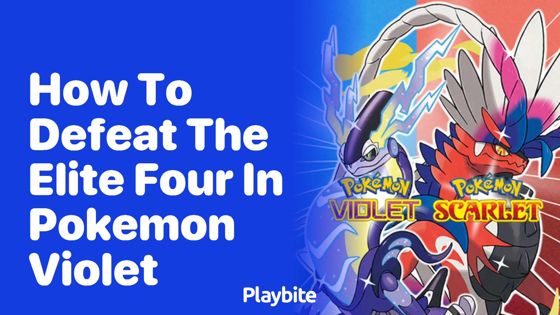How to Defeat the Elite Four in Pokemon Violet - Playbite