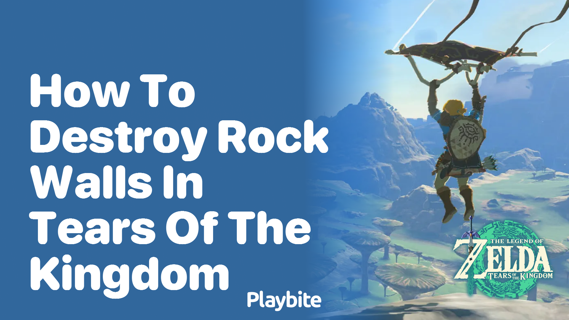 How to Destroy Rock Walls in Tears of the Kingdom - Playbite
