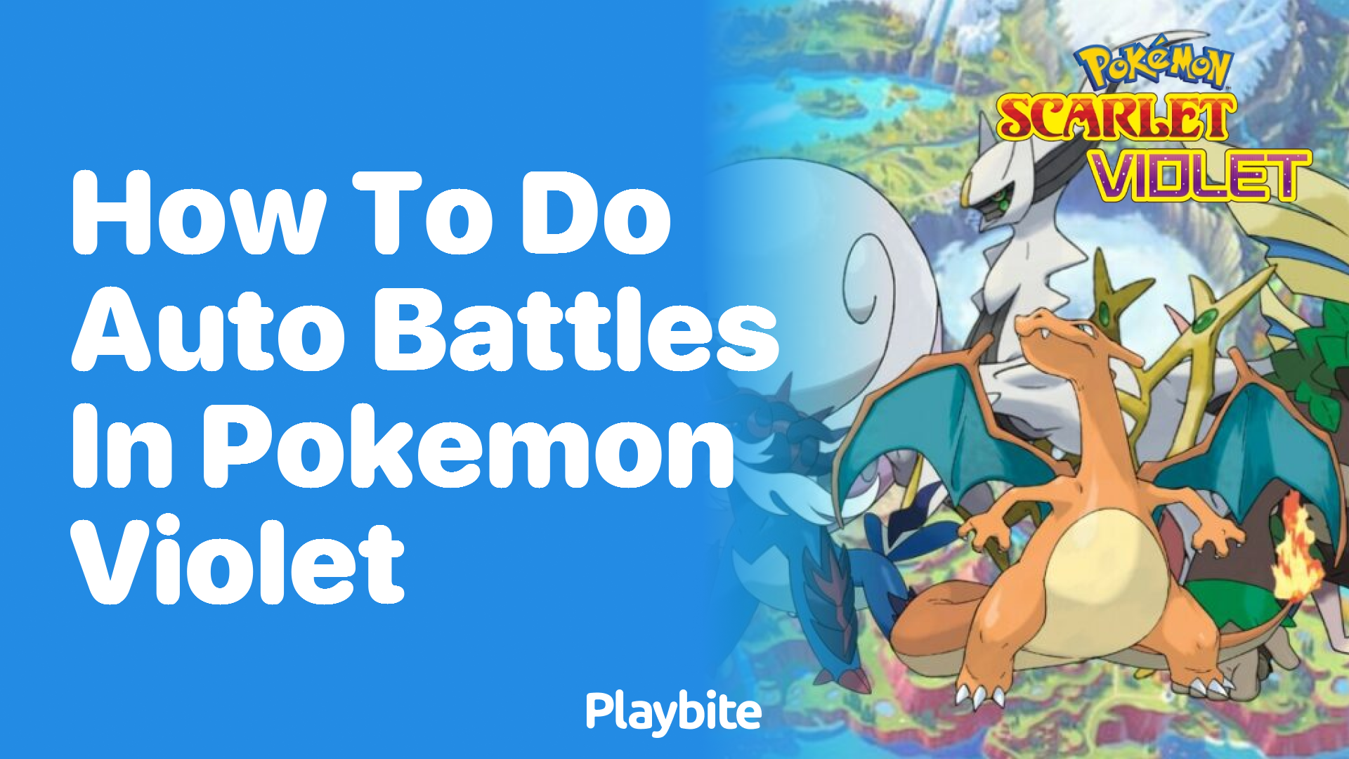 How to Do Auto Battles in Pokemon Violet - Playbite
