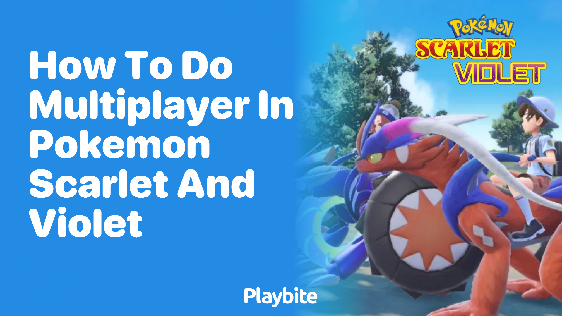 How to do multiplayer in Pokemon Scarlet and Violet - Playbite