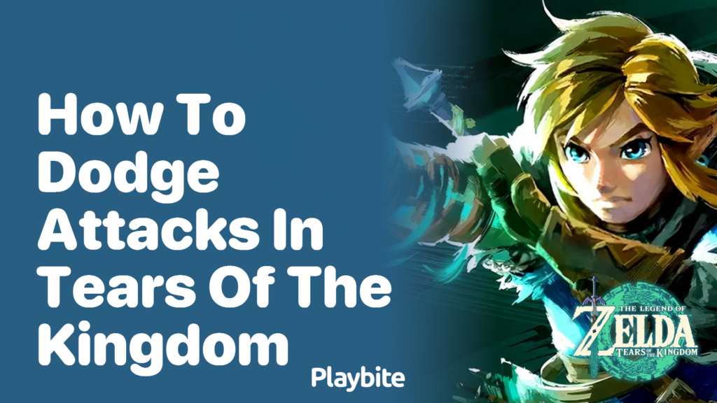 How to Dodge Attacks in Tears of the Kingdom - Playbite