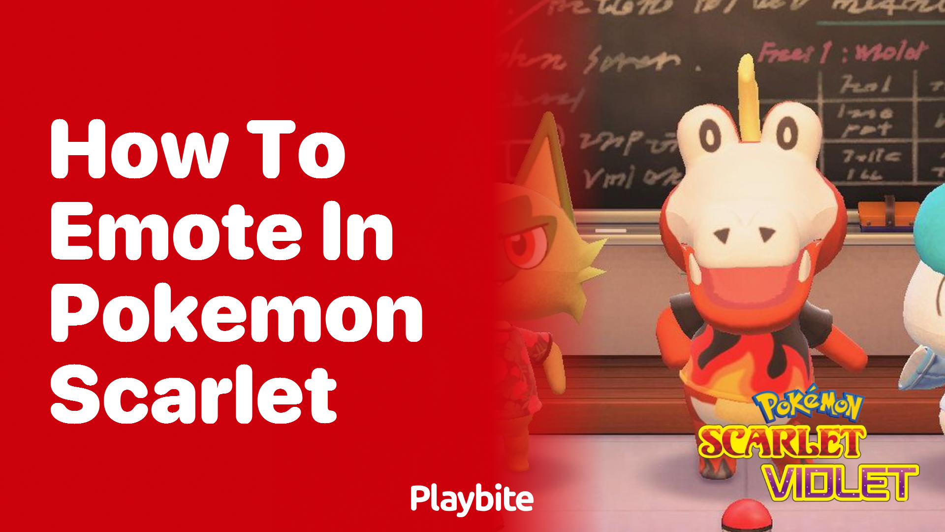 How to Emote in Pokemon Scarlet - Playbite
