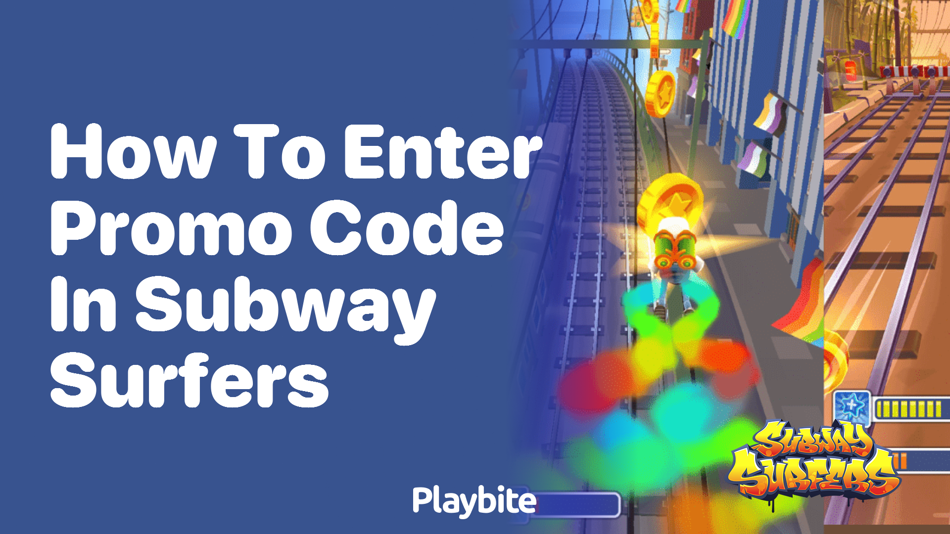 How to Enter Promo Codes in Subway Surfers - Playbite