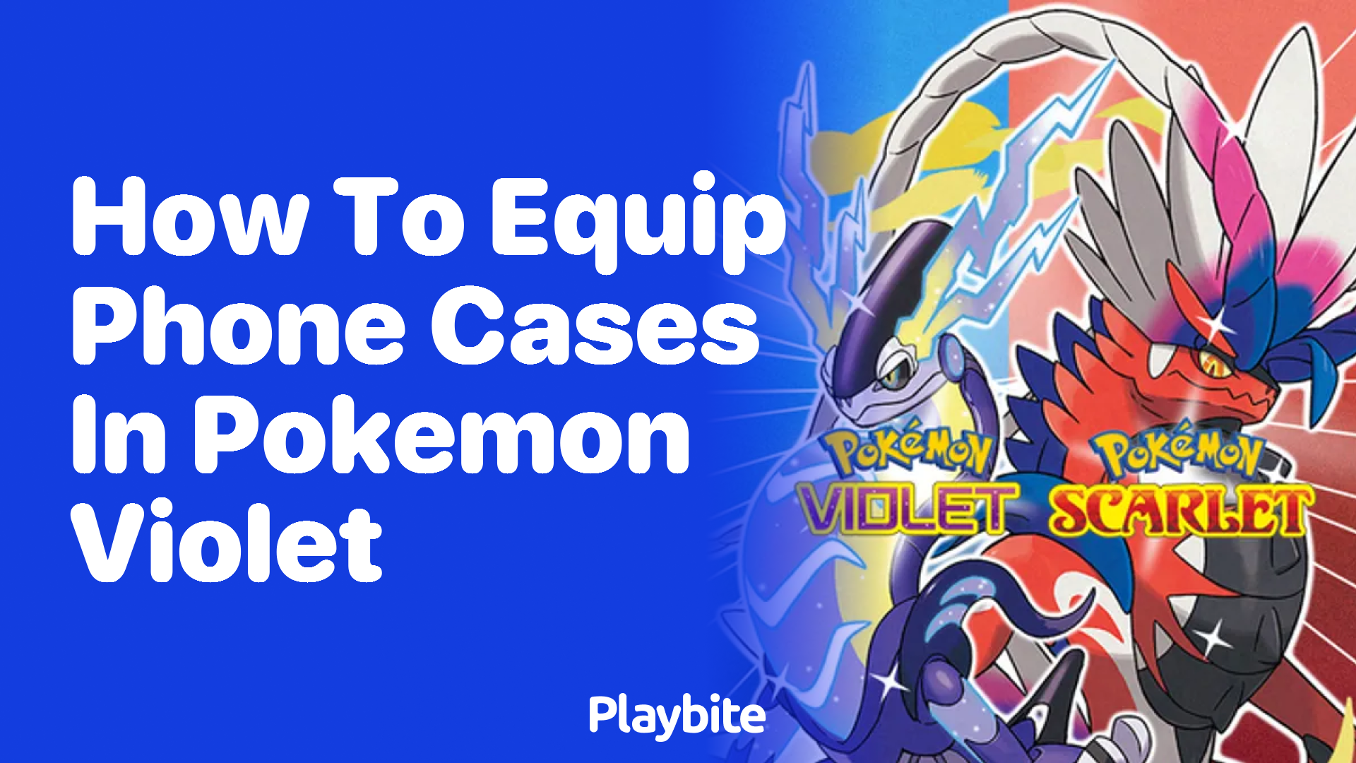 How to Equip Phone Cases in Pokemon Violet - Playbite