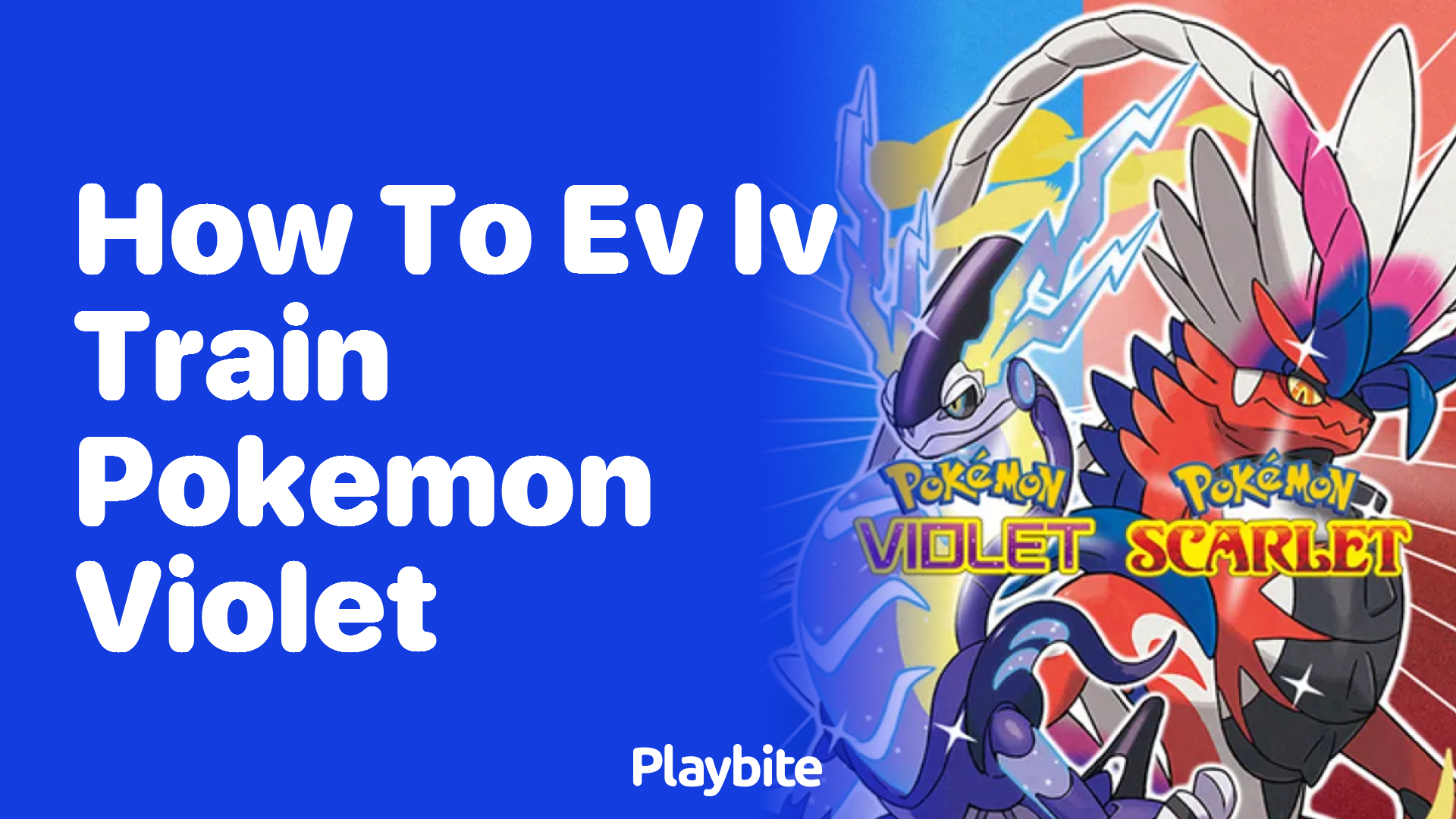 How to EV & IV train in Pokémon Violet - Playbite
