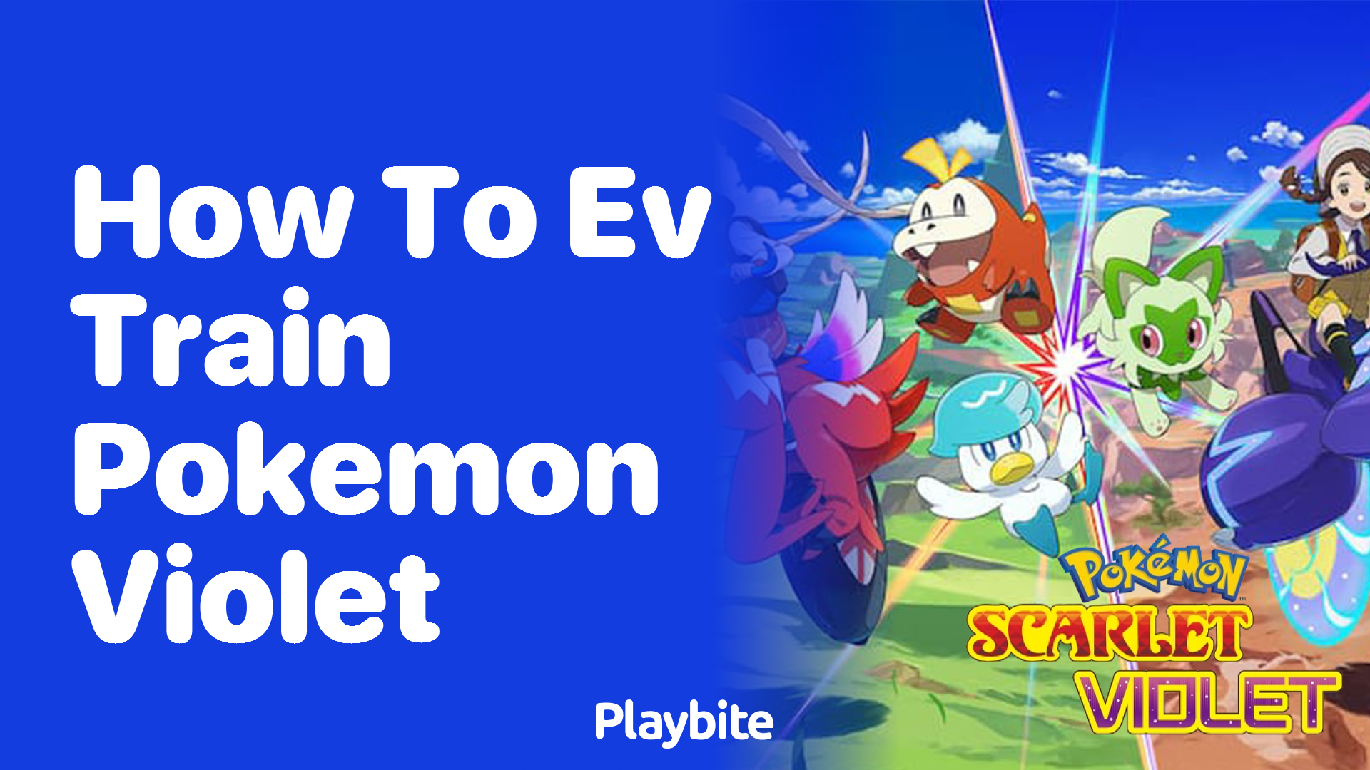 How to EV Train in Pokemon Violet - Playbite