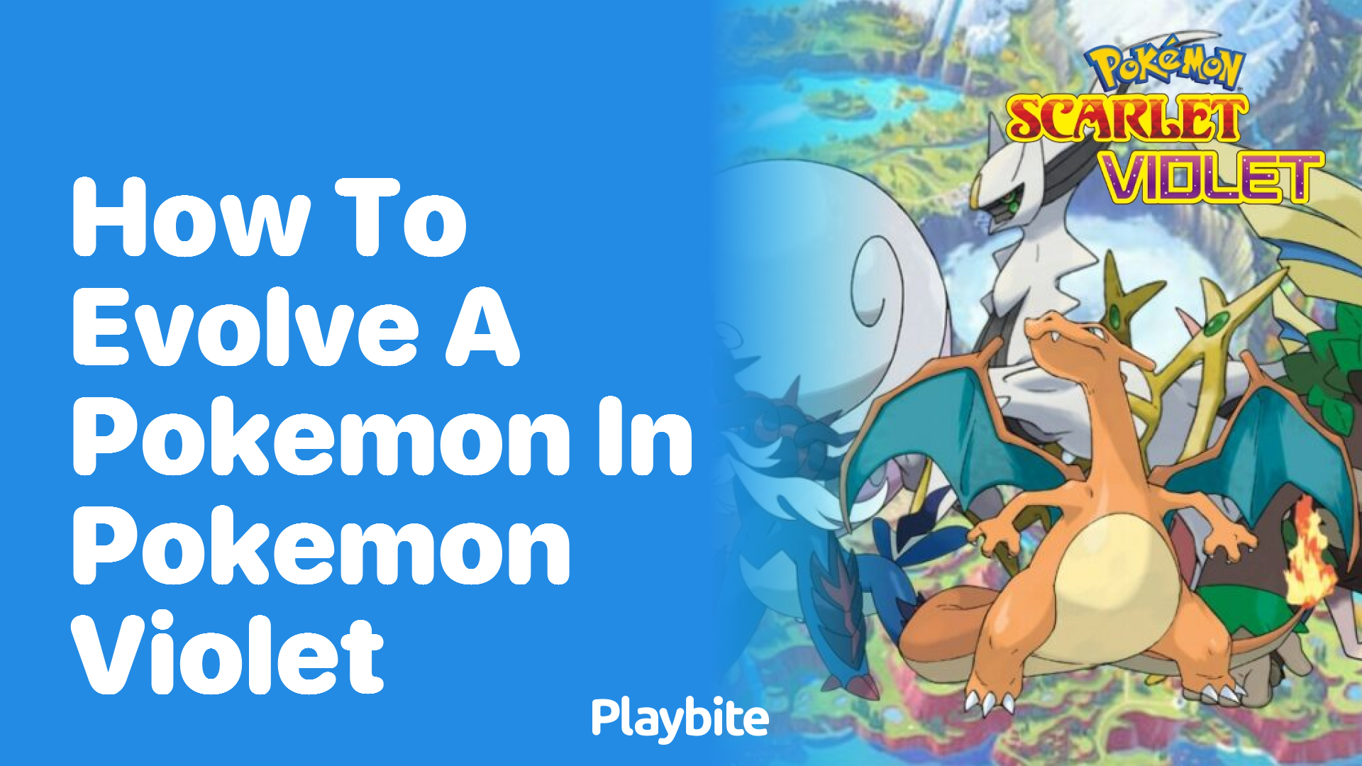 How to evolve a Pokemon in Pokemon Violet - Playbite