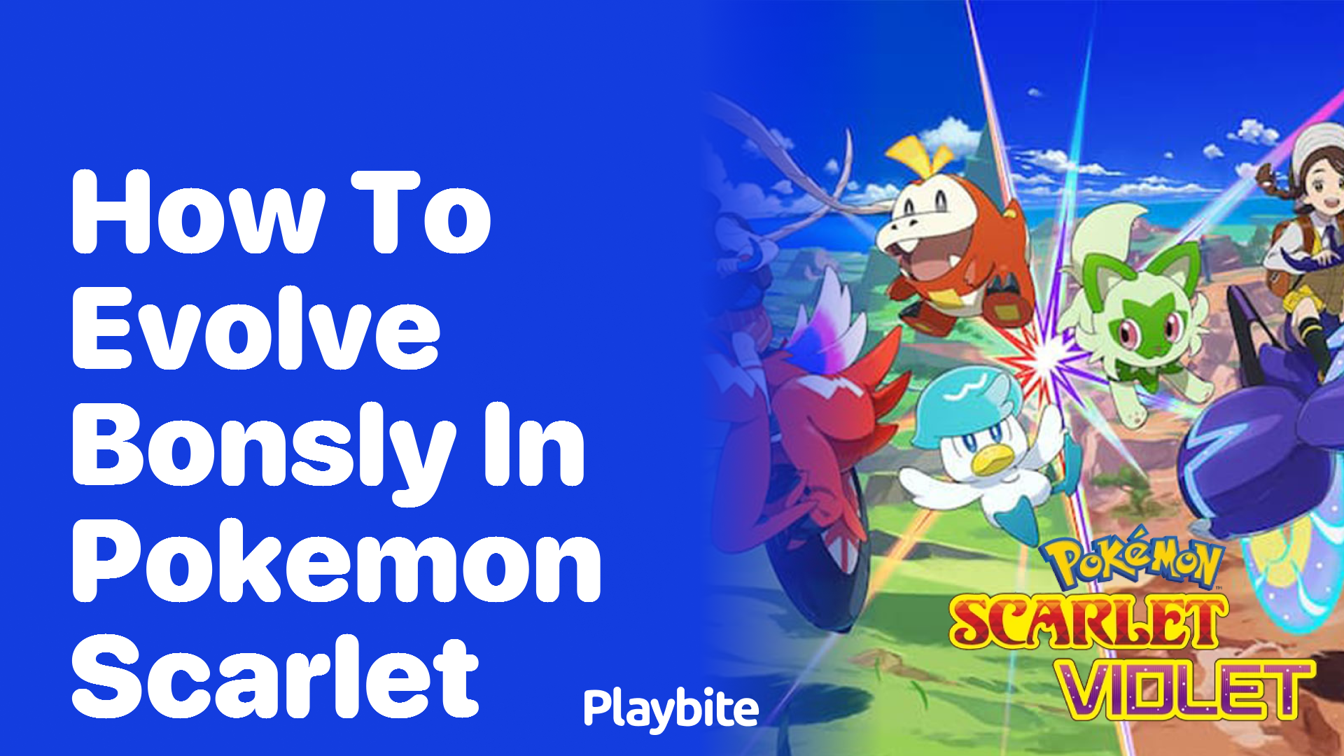 How to evolve Bonsly in Pokemon Scarlet - Playbite