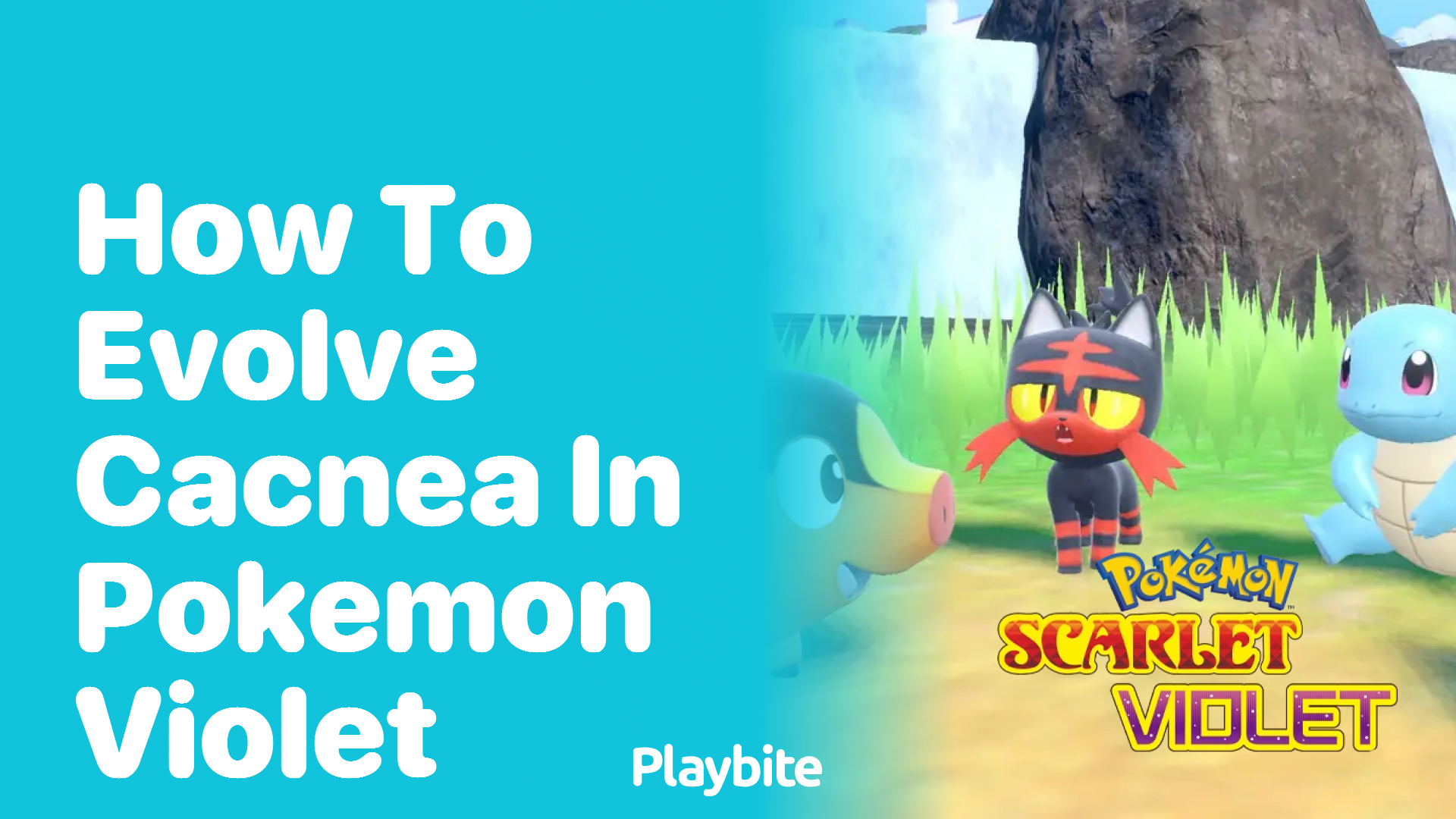 How to evolve Cacnea in Pokemon Violet - Playbite