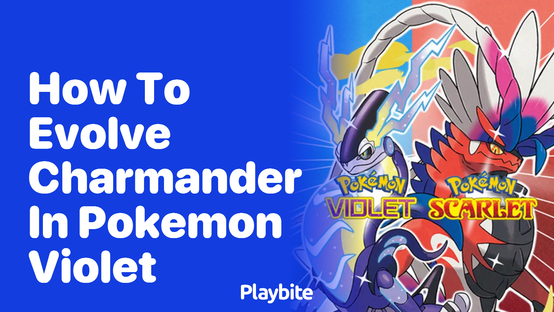 How to evolve Charmander in Pokémon Violet - Playbite