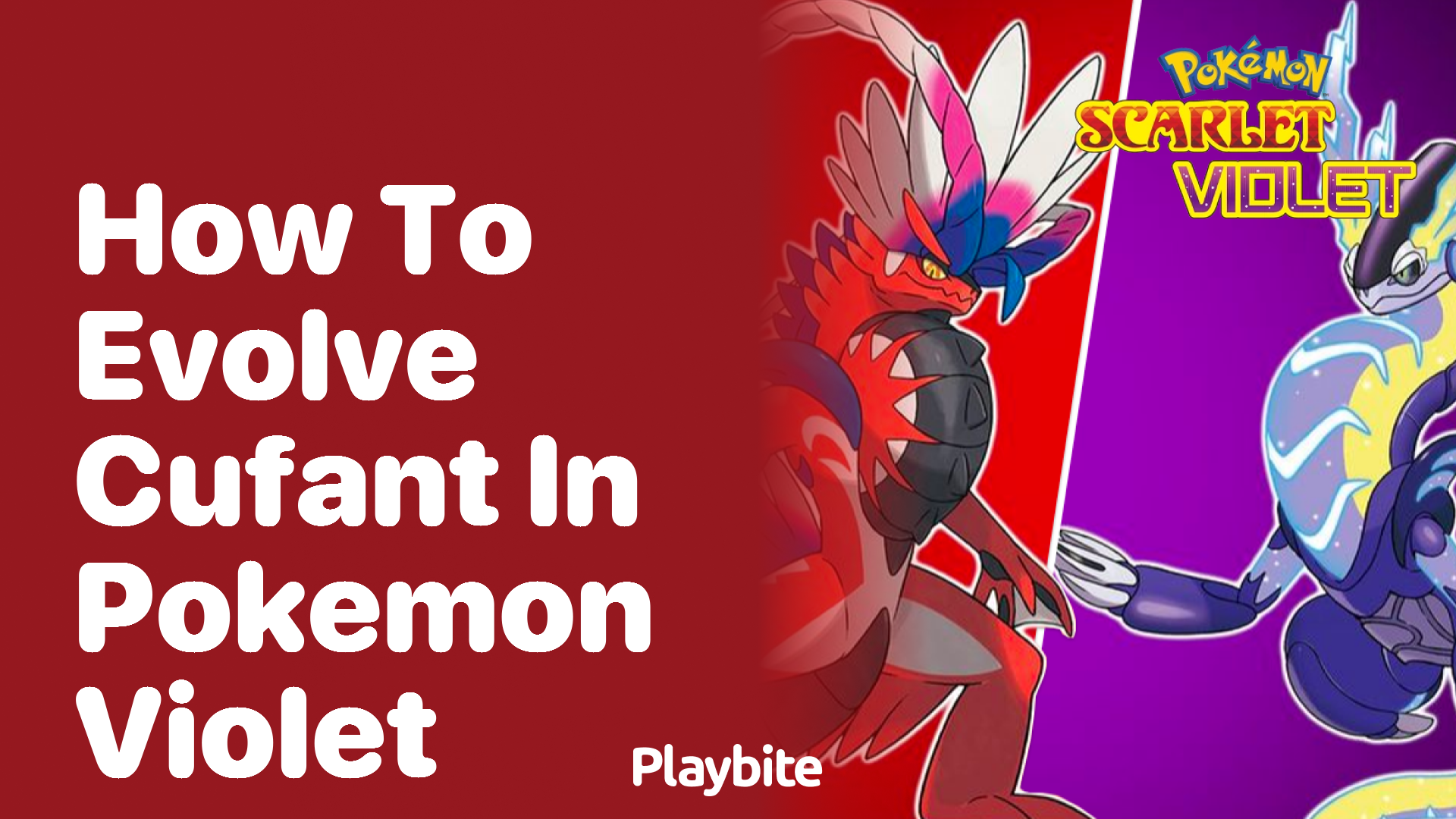 How to evolve Cufant in Pokemon Violet - Playbite