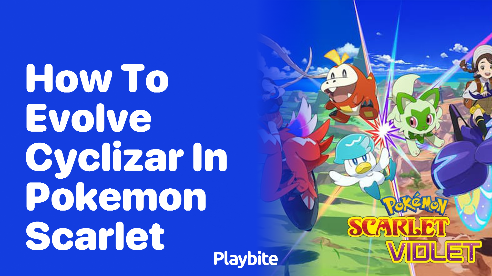 How to evolve Cyclizar in Pokemon Scarlet - Playbite