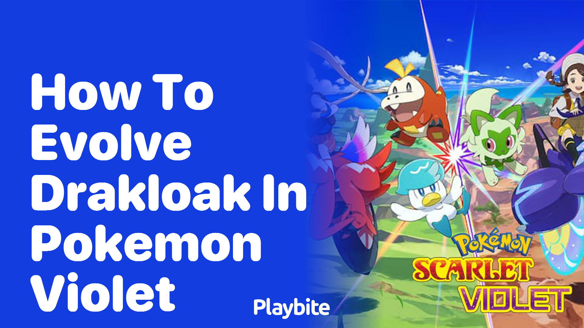 How to evolve Drakloak in Pokemon Violet - Playbite