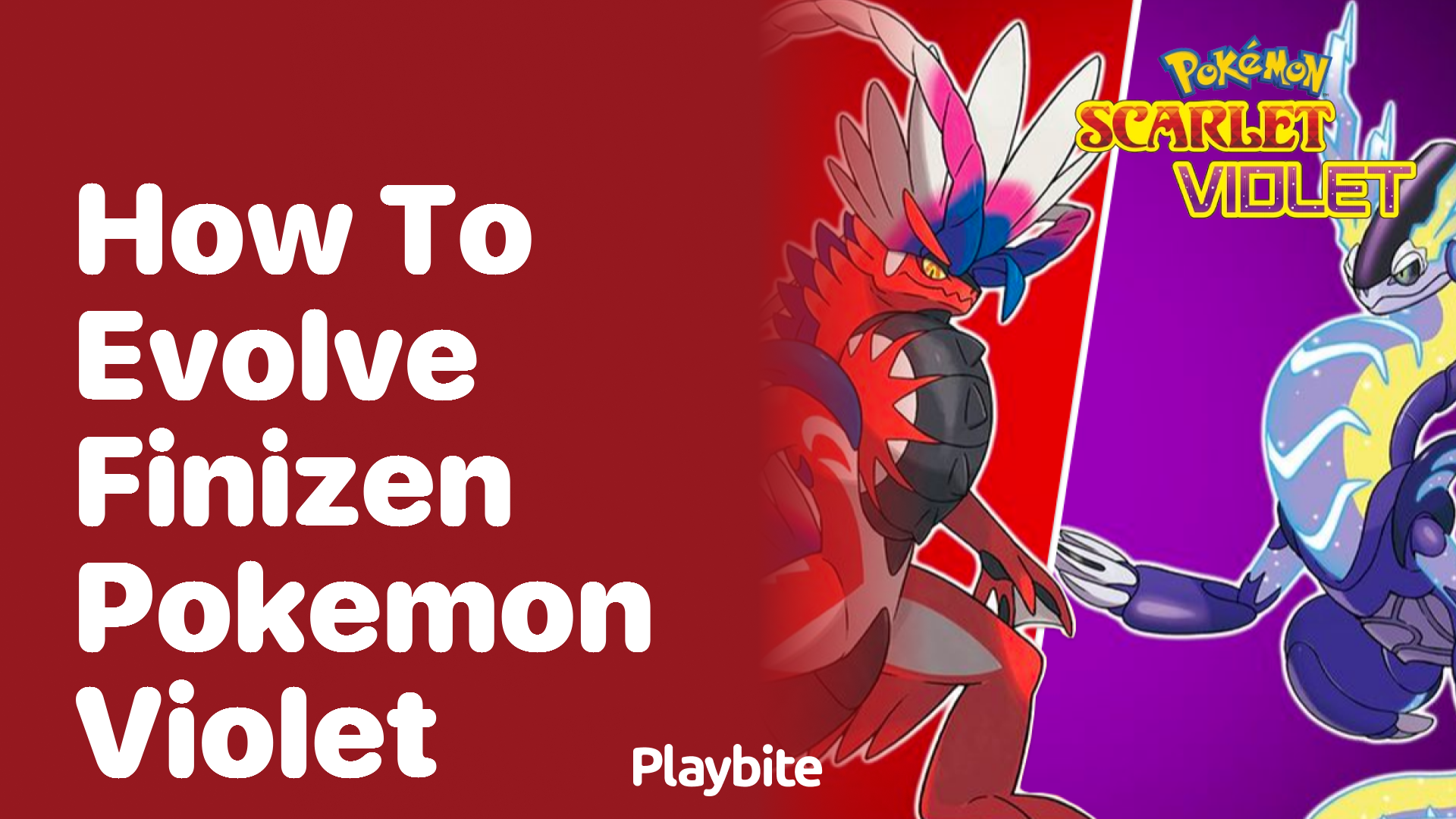 How to Evolve Finizen in Pokemon Violet - Playbite