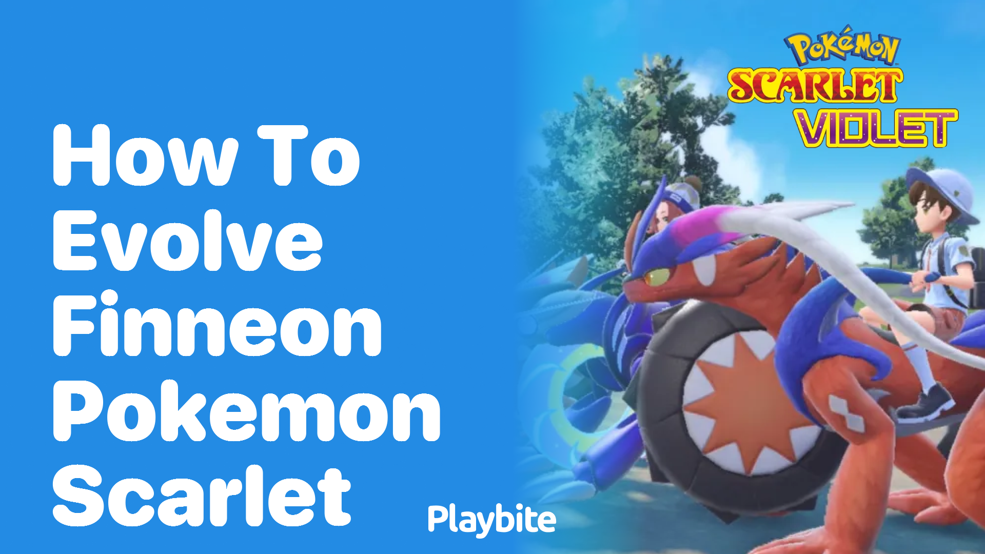 How to evolve Finneon in Pokémon Scarlet - Playbite