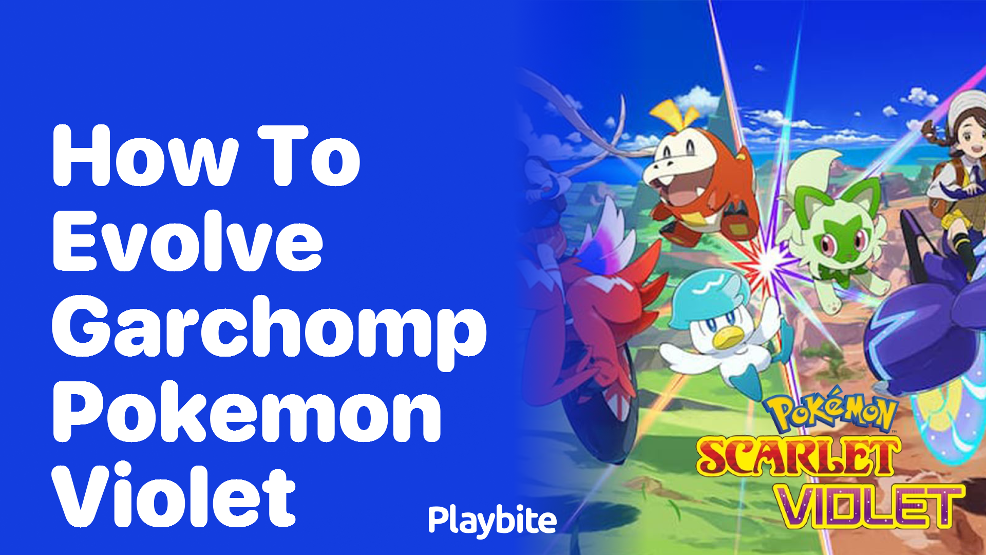 How to Evolve Garchomp in Pokemon Violet - Playbite