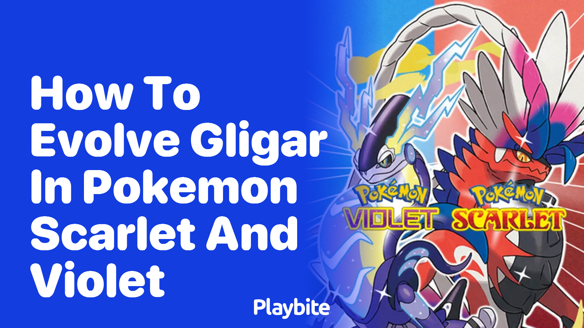 How to evolve Gligar in Pokemon Scarlet and Violet - Playbite