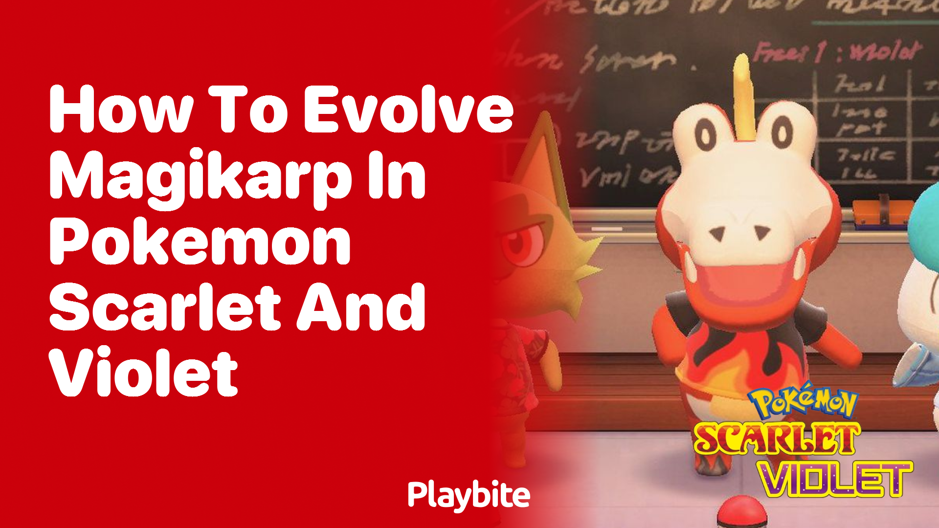 How to Evolve Magikarp in Pokemon Scarlet and Violet - Playbite