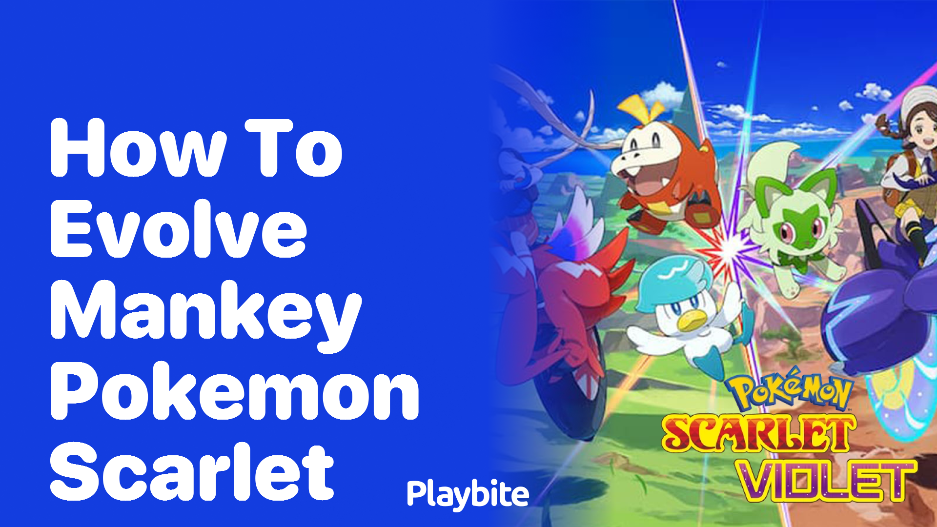 How to Evolve Mankey in Pokemon Scarlet - Playbite