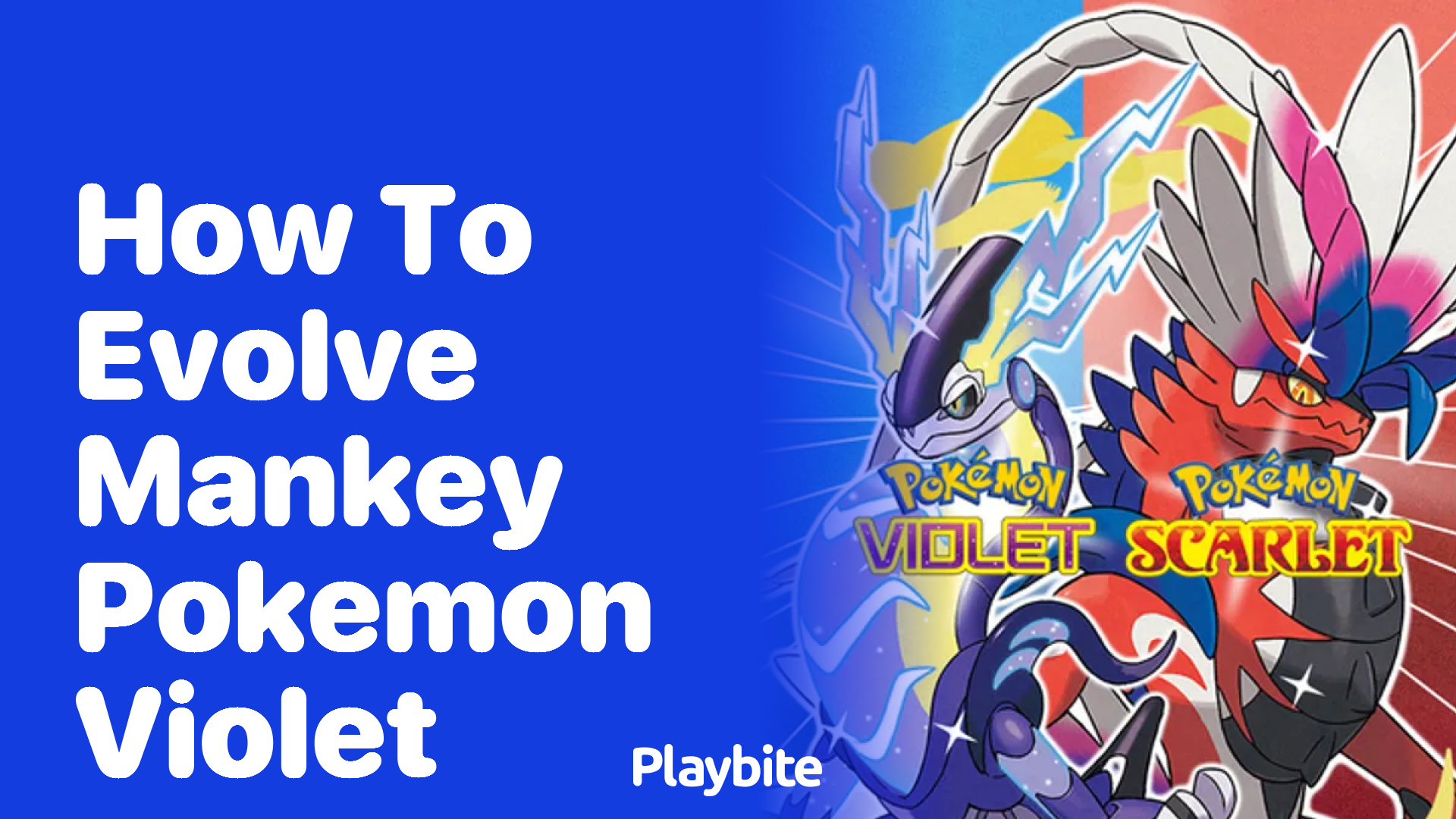 How to evolve Mankey in Pokemon Violet - Playbite