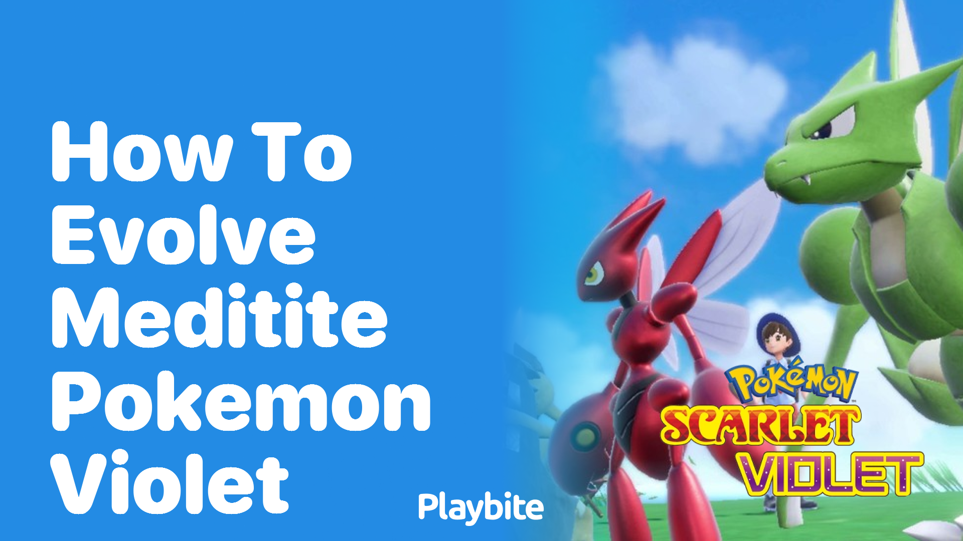 How to Evolve Meditite in Pokemon Violet - Playbite