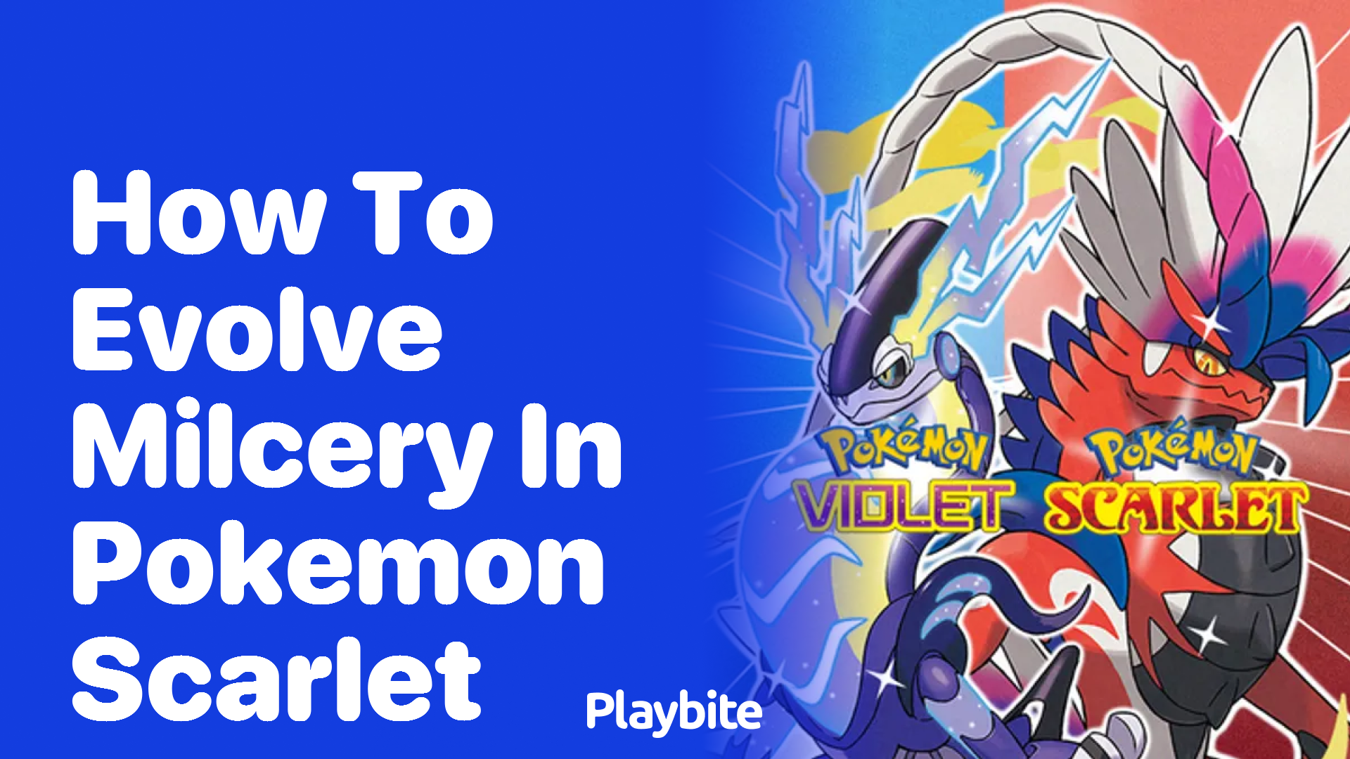 How to Evolve Milcery in Pokemon Scarlet - Playbite
