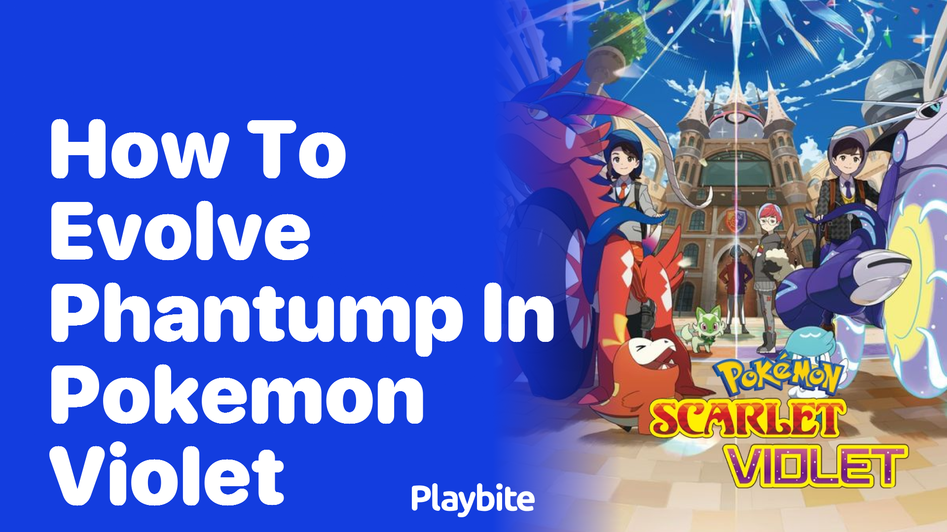 How to evolve Phantump in Pokemon Violet - Playbite