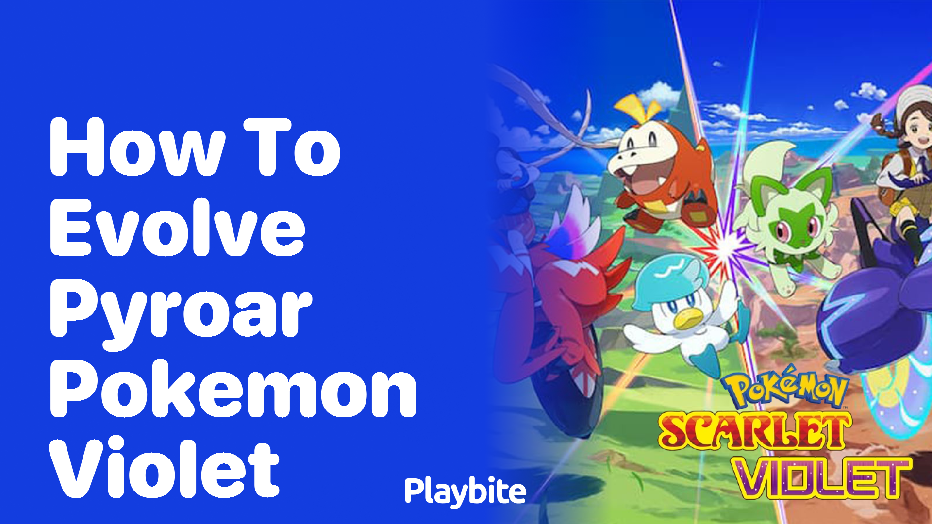 How to evolve Pyroar in Pokemon Violet - Playbite