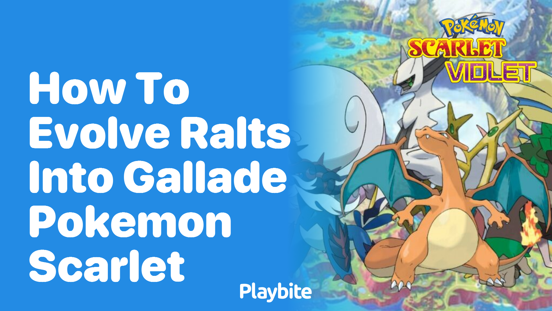 How to evolve Ralts into Gallade in Pokemon Scarlet - Playbite
