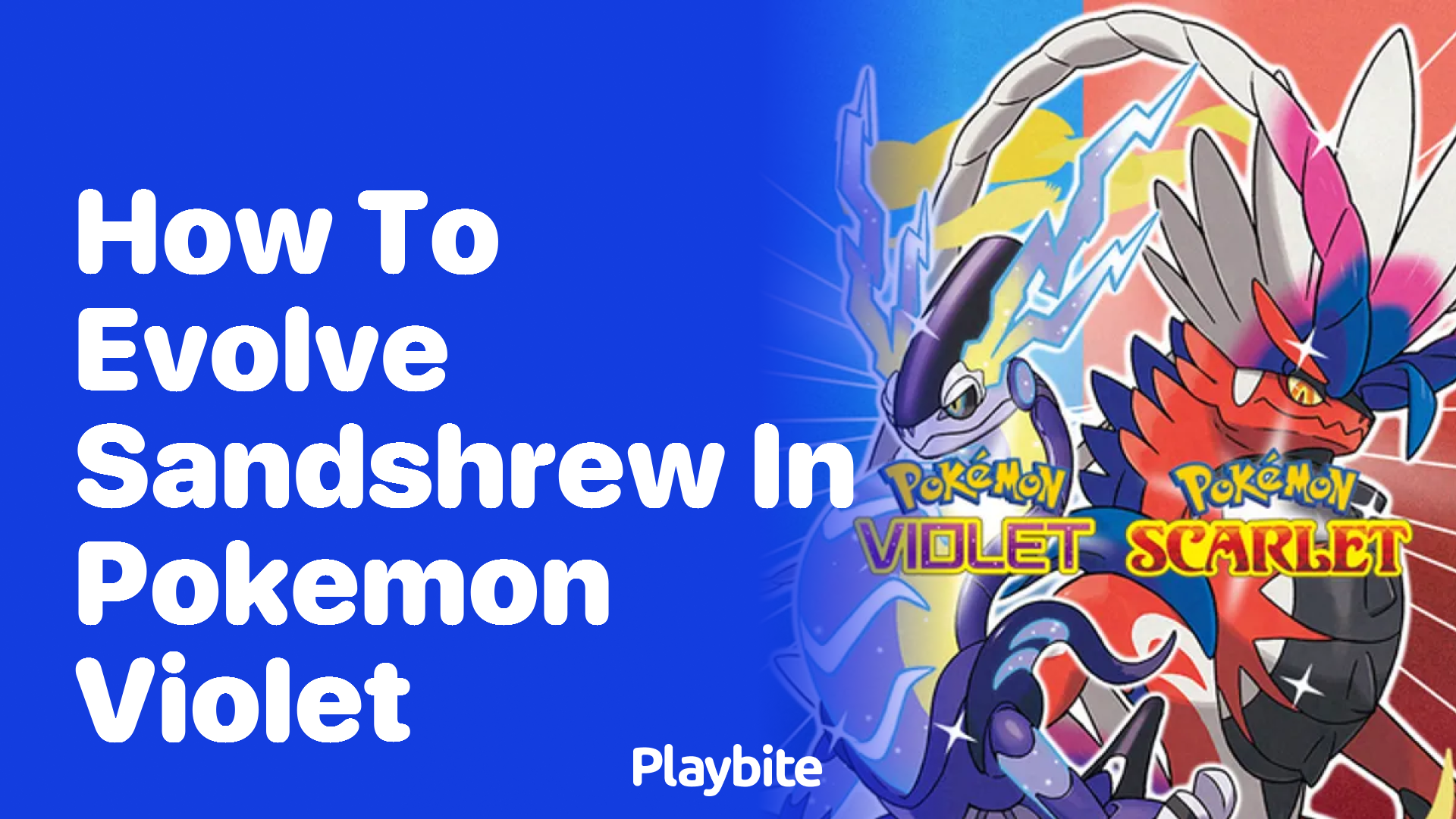 How to Evolve Sandshrew in Pokemon Violet - Playbite
