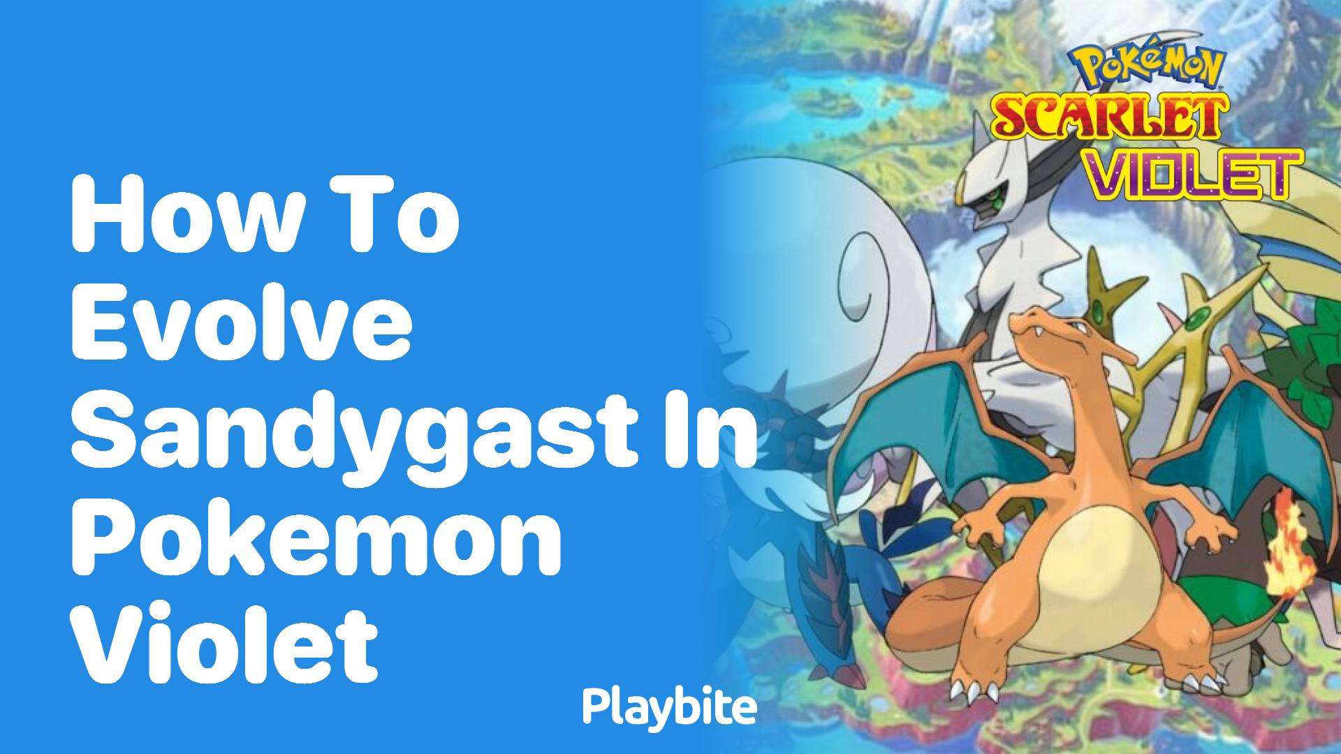 How to Evolve Sandygast in Pokemon Violet - Playbite
